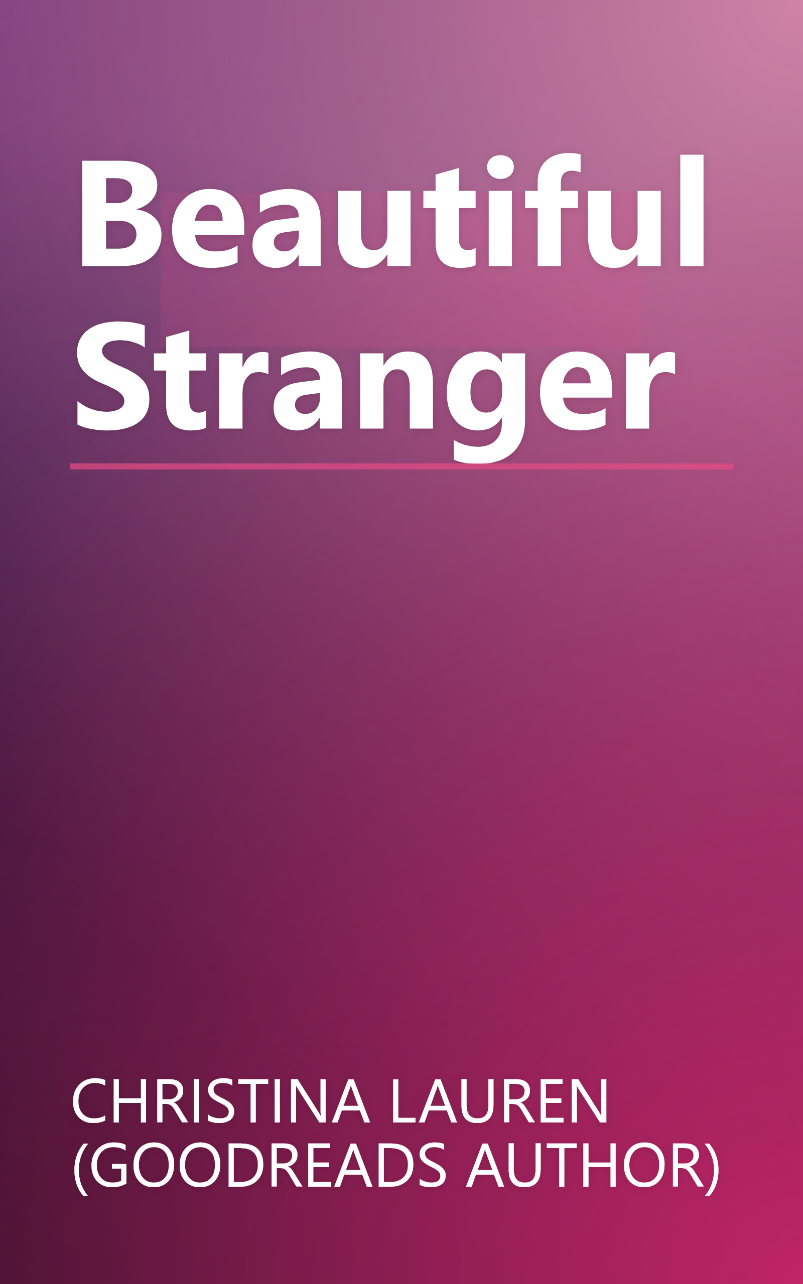 Beautiful Stranger book cover