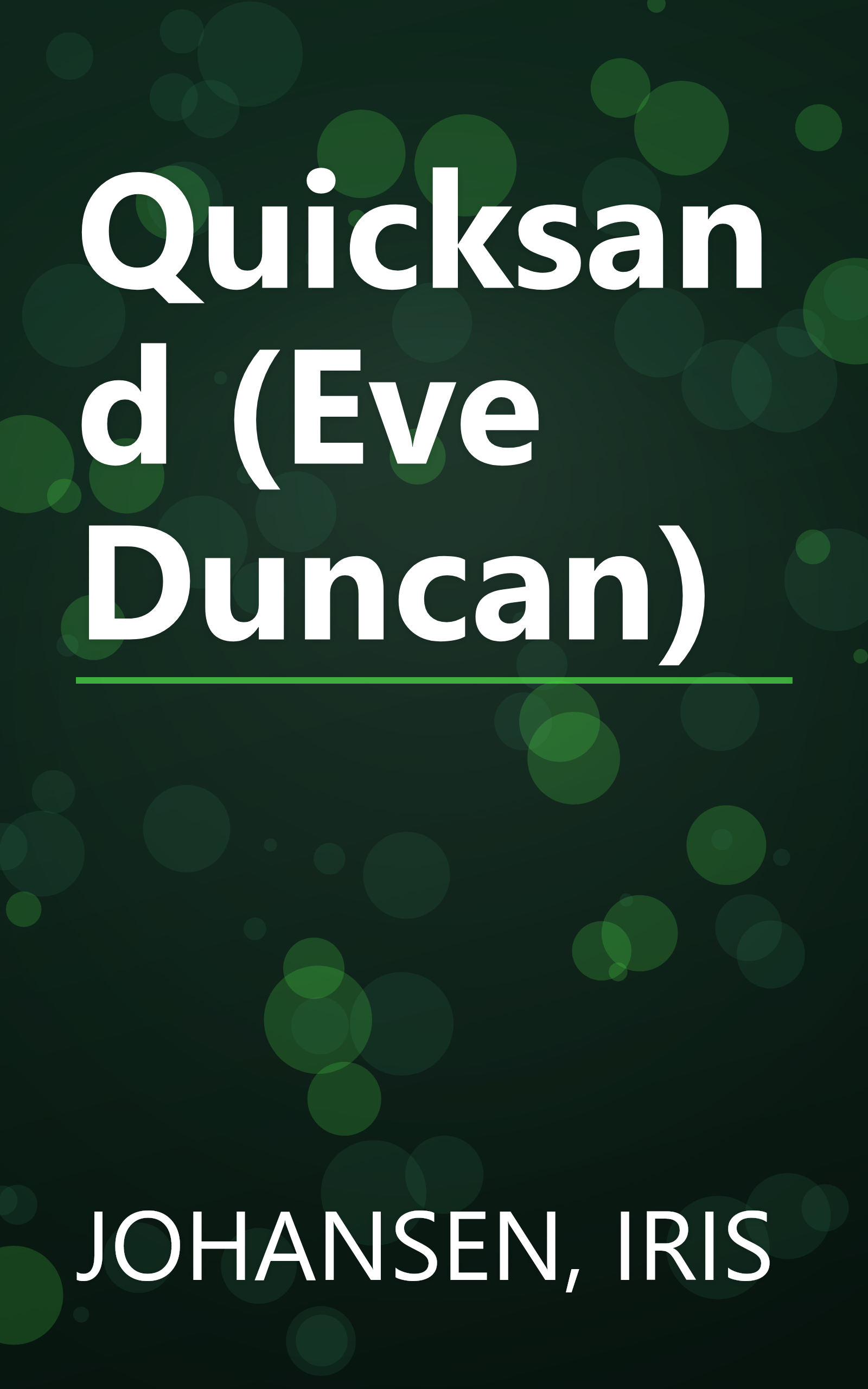 Quicksand (Eve Duncan) book cover