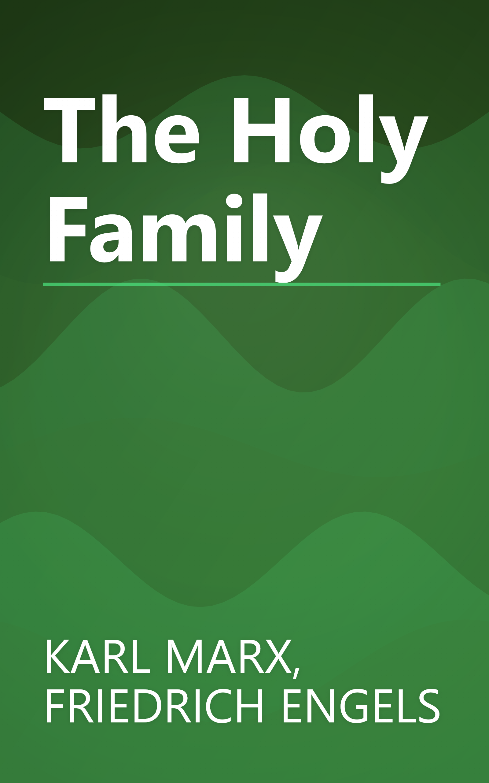 The Holy Family book cover