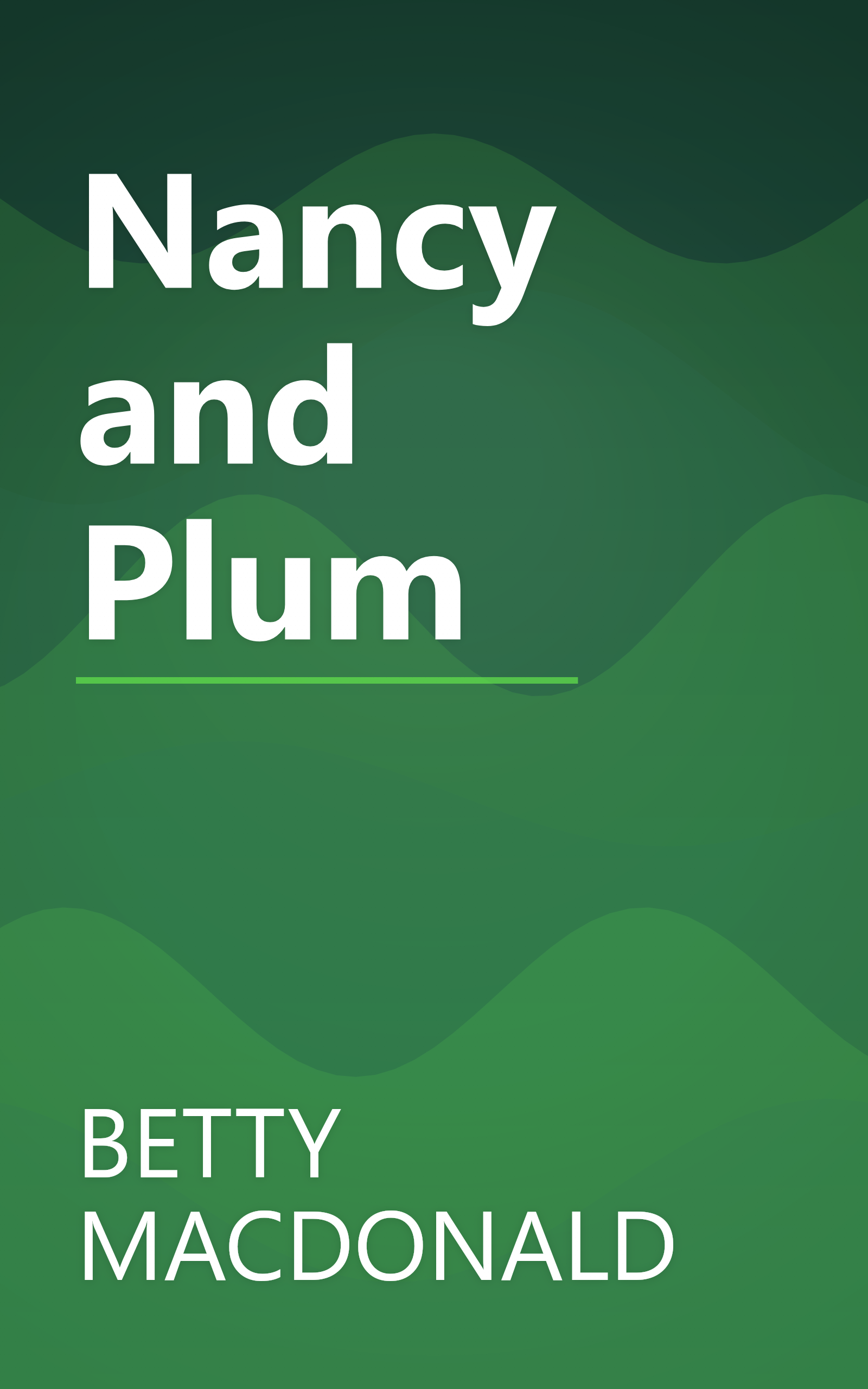 Nancy and Plum book cover