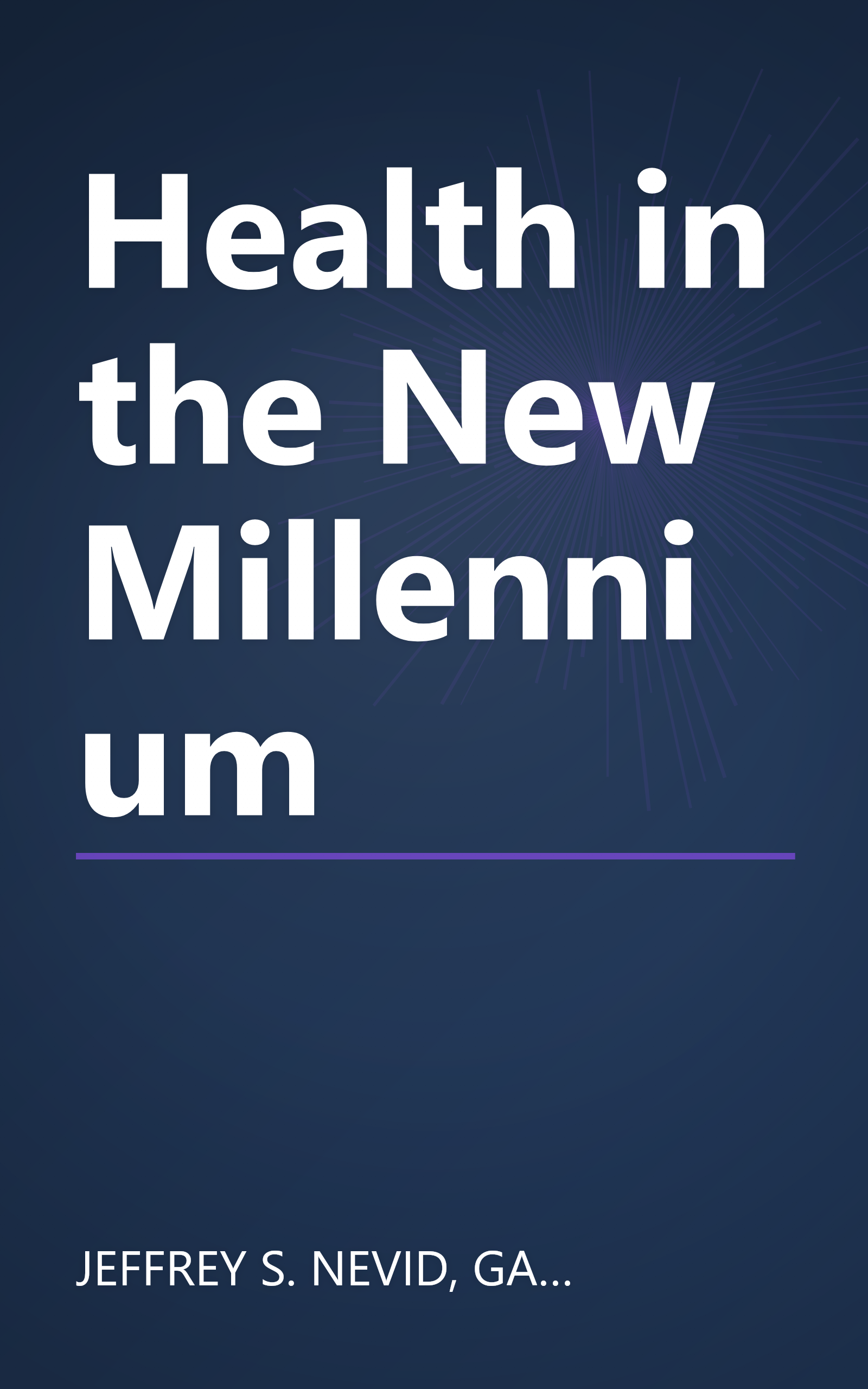 Health in the New Millennium book cover