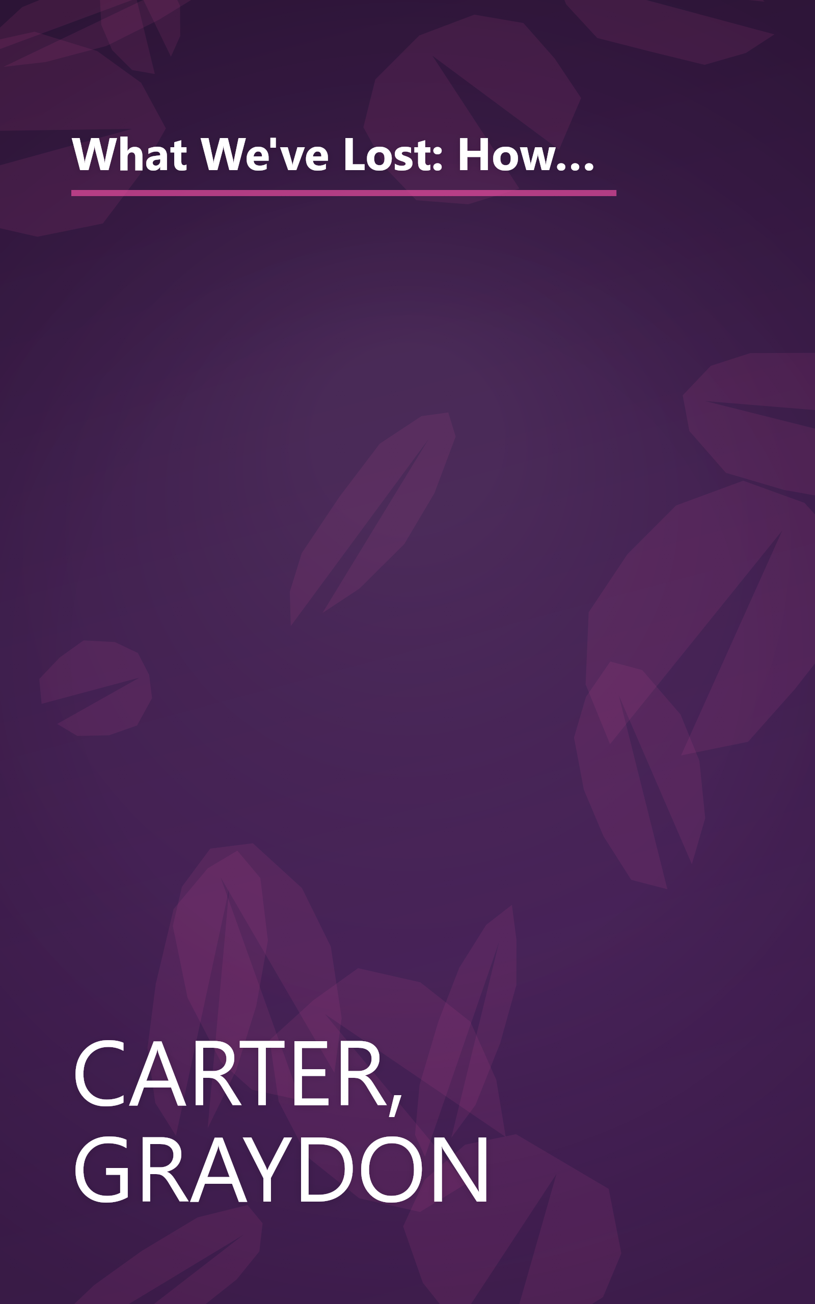 What We've Lost: How the Bush Administration Has Curtailed Our Freedoms, Mortgaged Our Economy, Ravaged Our Environment, and Damaged Our Standing in the World book cover