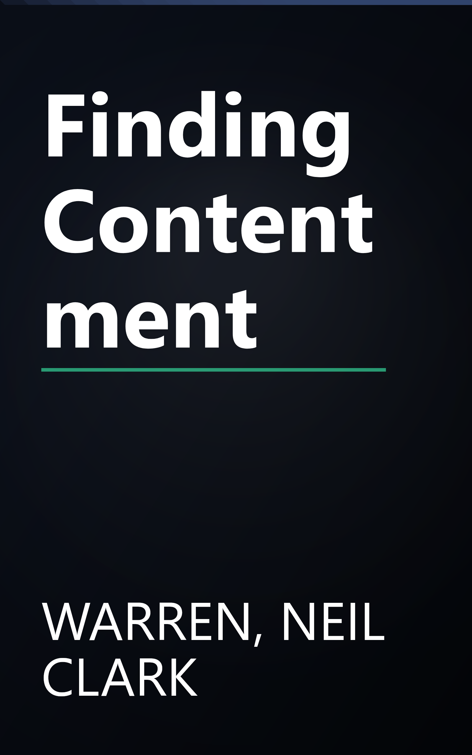 Finding Contentment book cover