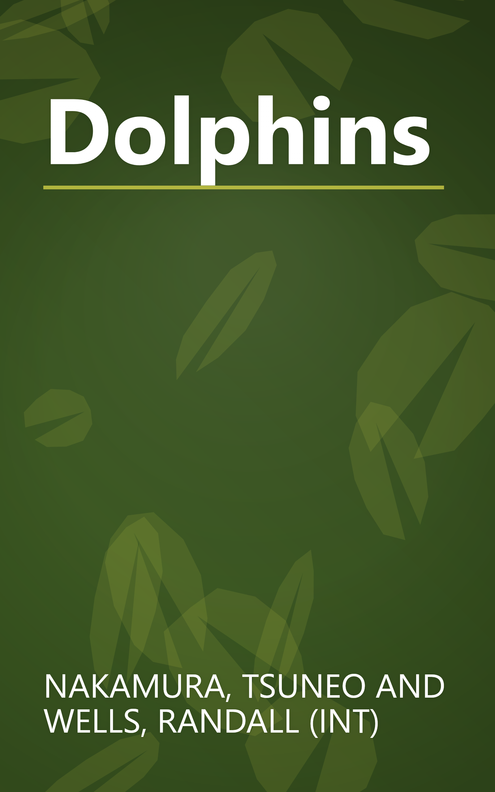 Dolphins book cover