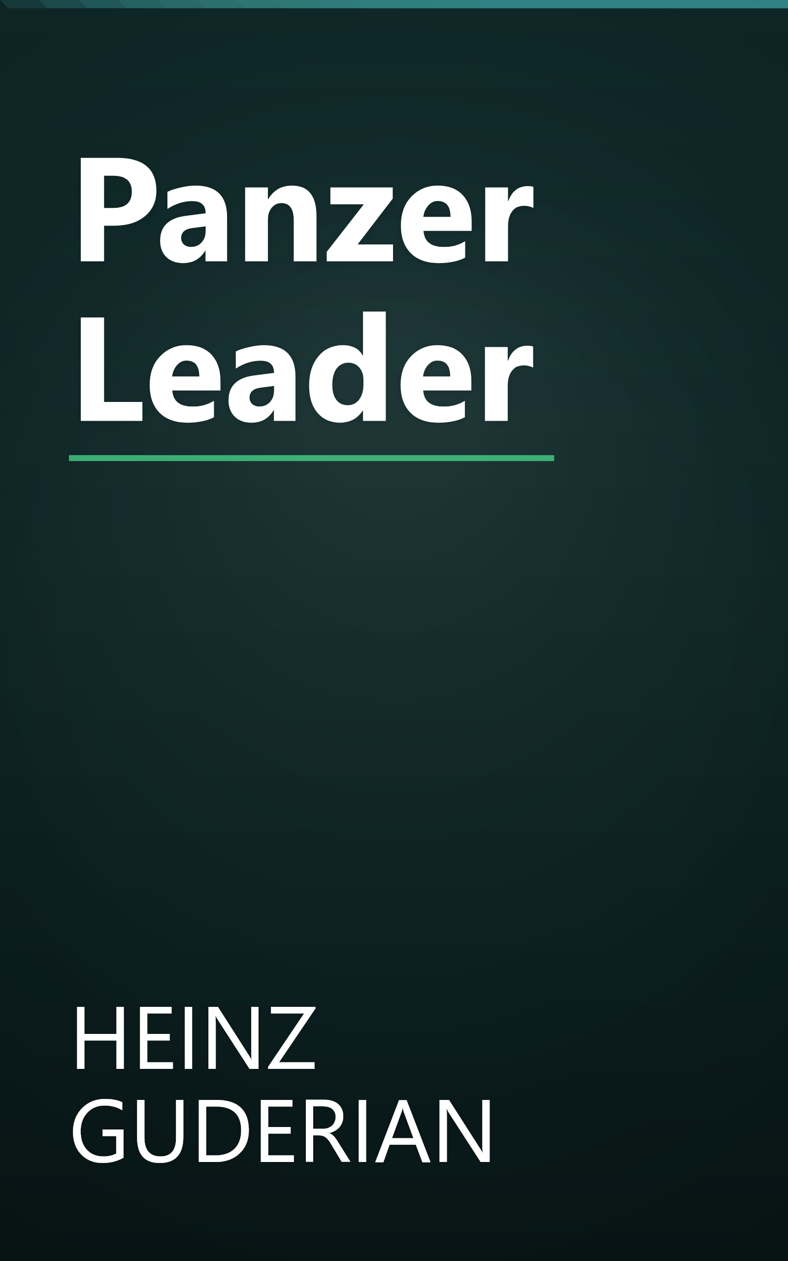 Panzer Leader book cover
