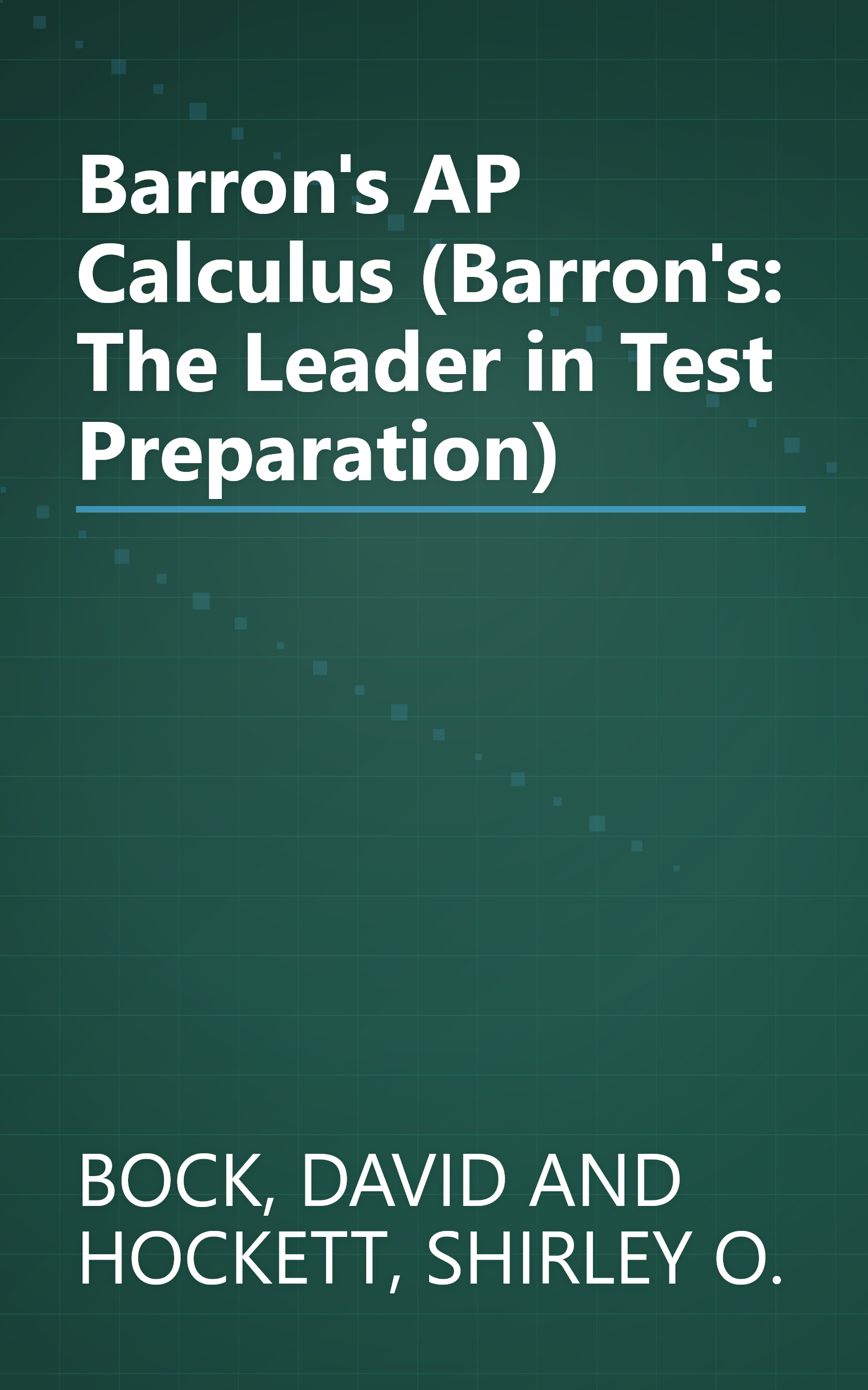 Barron's AP Calculus (Barron's: The Leader in Test Preparation) book cover