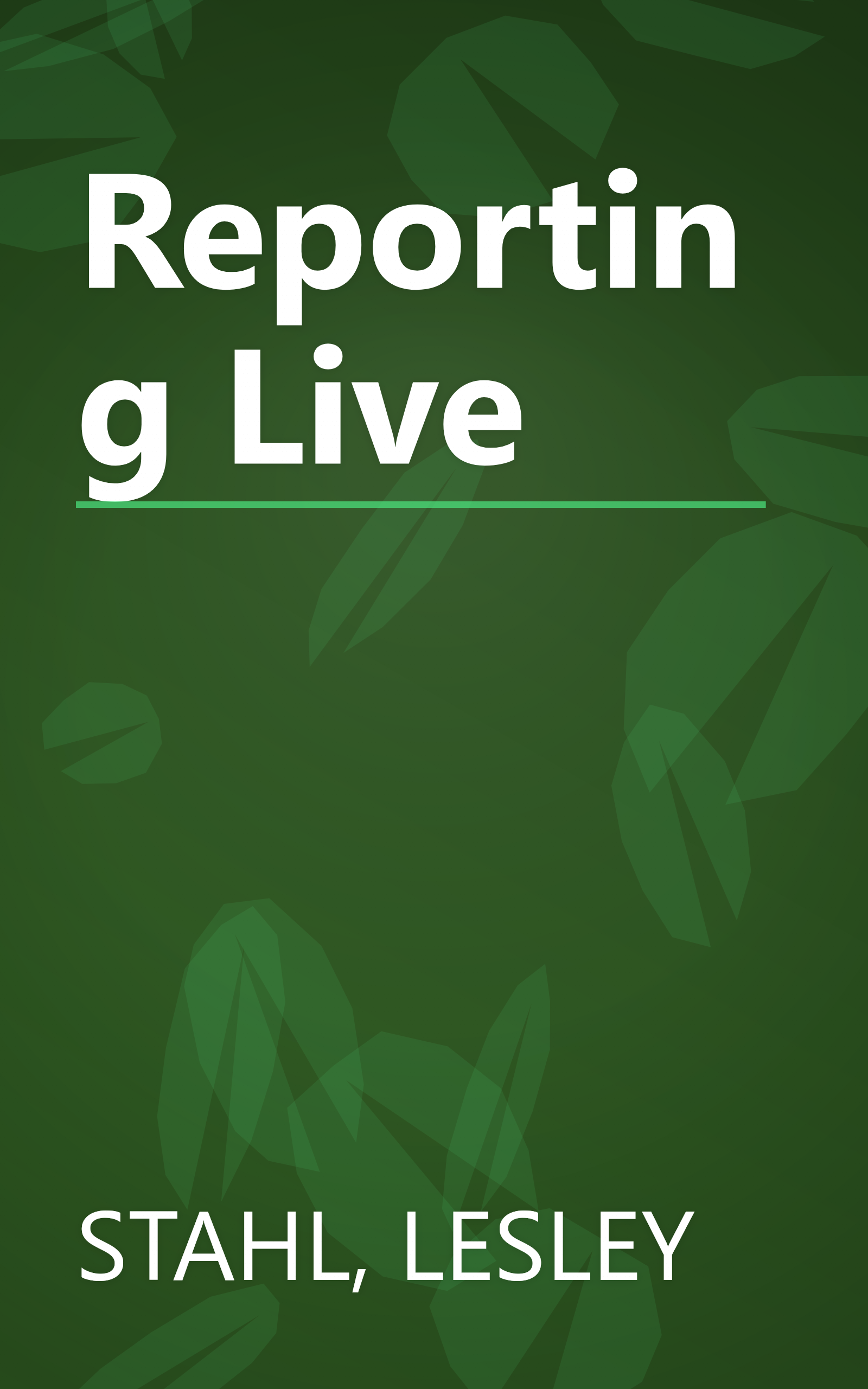 Reporting Live book cover