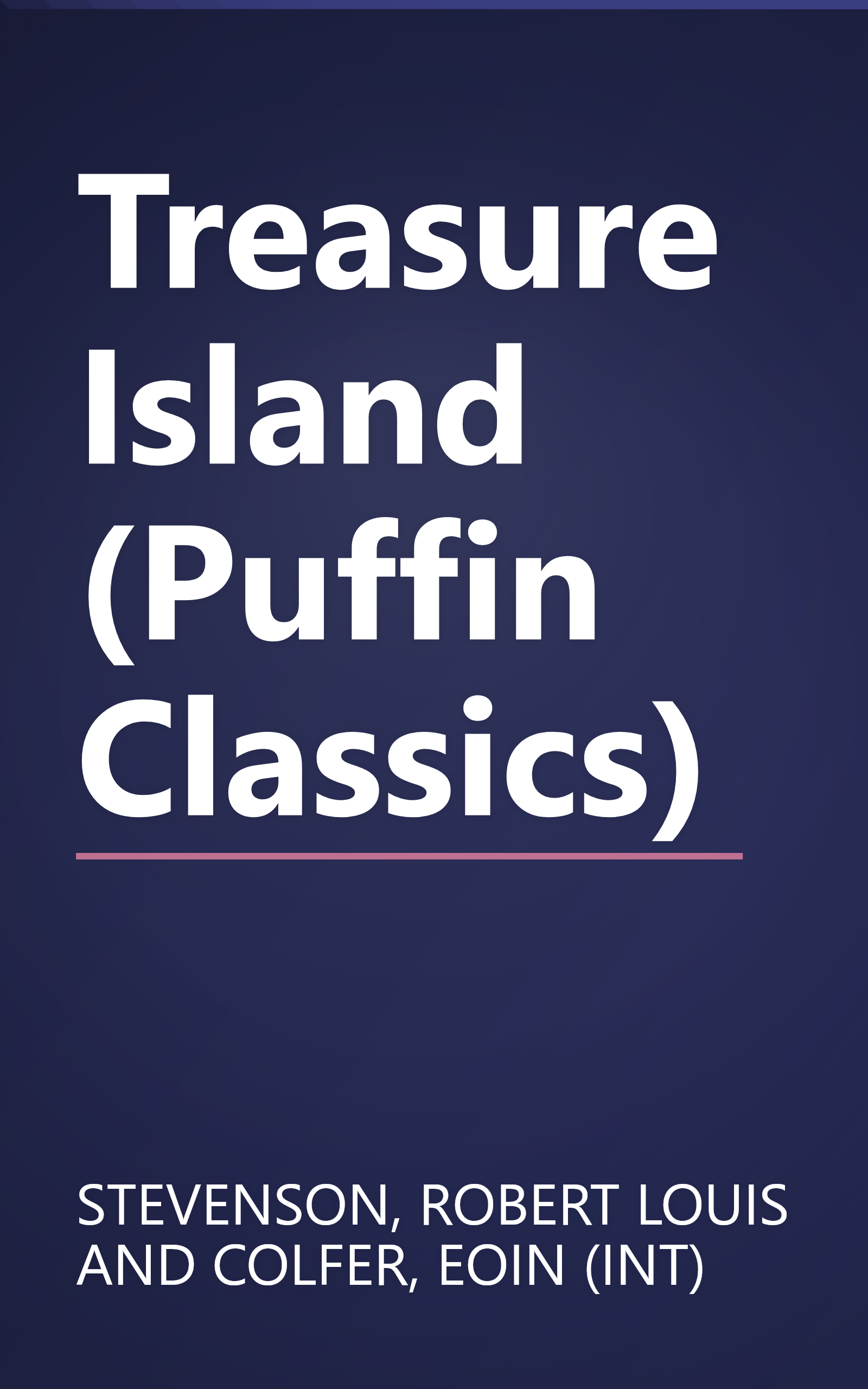 Treasure Island (Puffin Classics) book cover