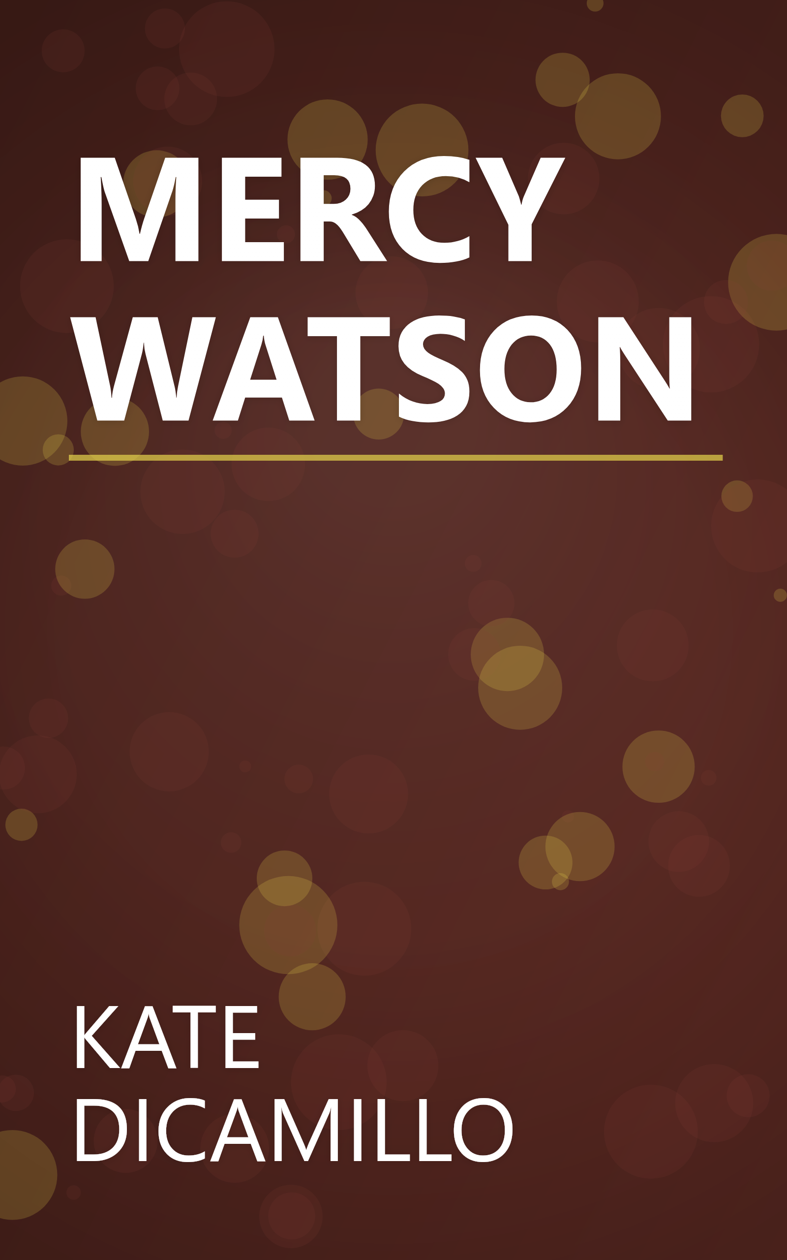 MERCY WATSON book cover