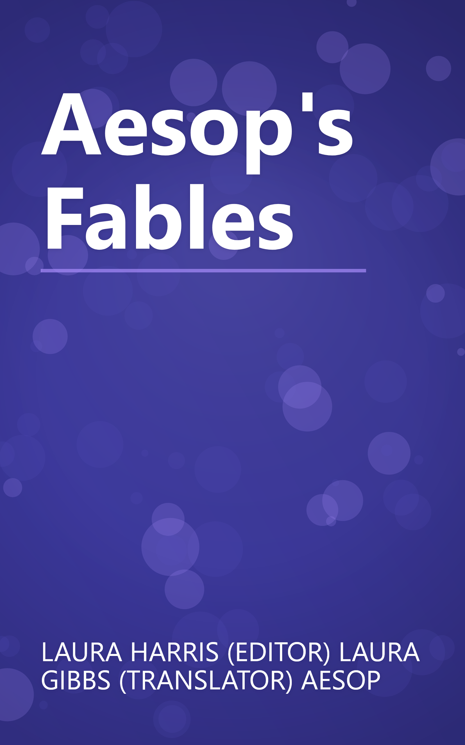 Aesop's Fables book cover