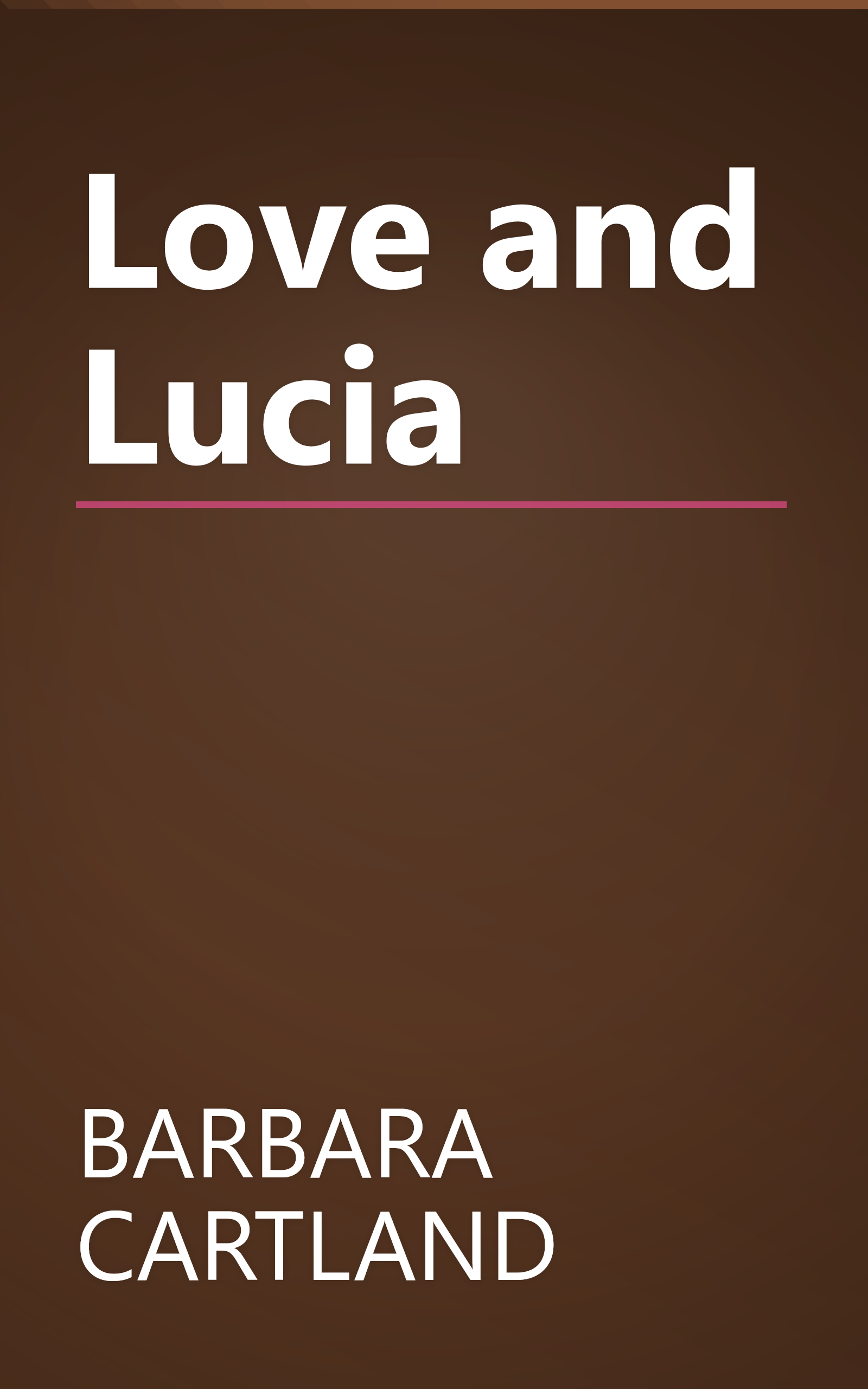 Love and Lucia book cover