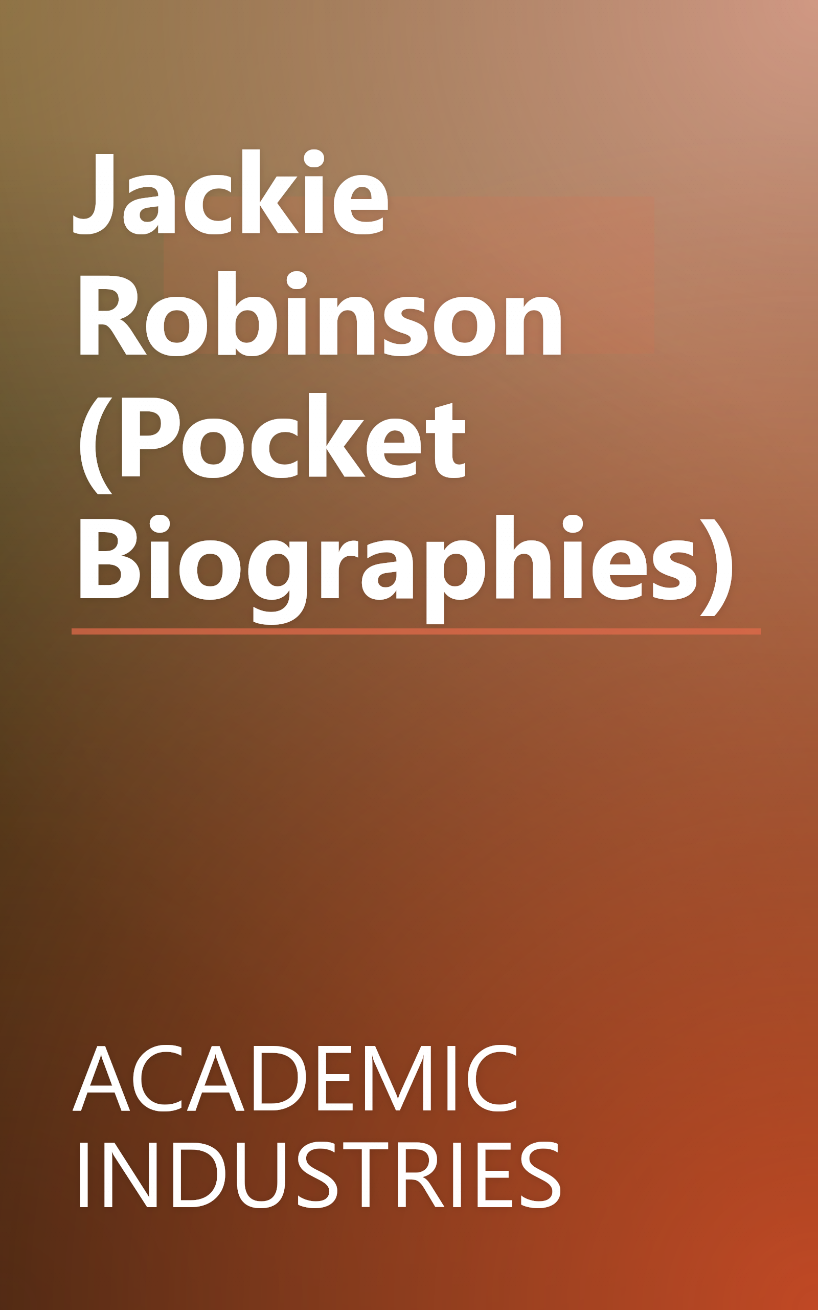 Jackie Robinson (Pocket Biographies) book cover
