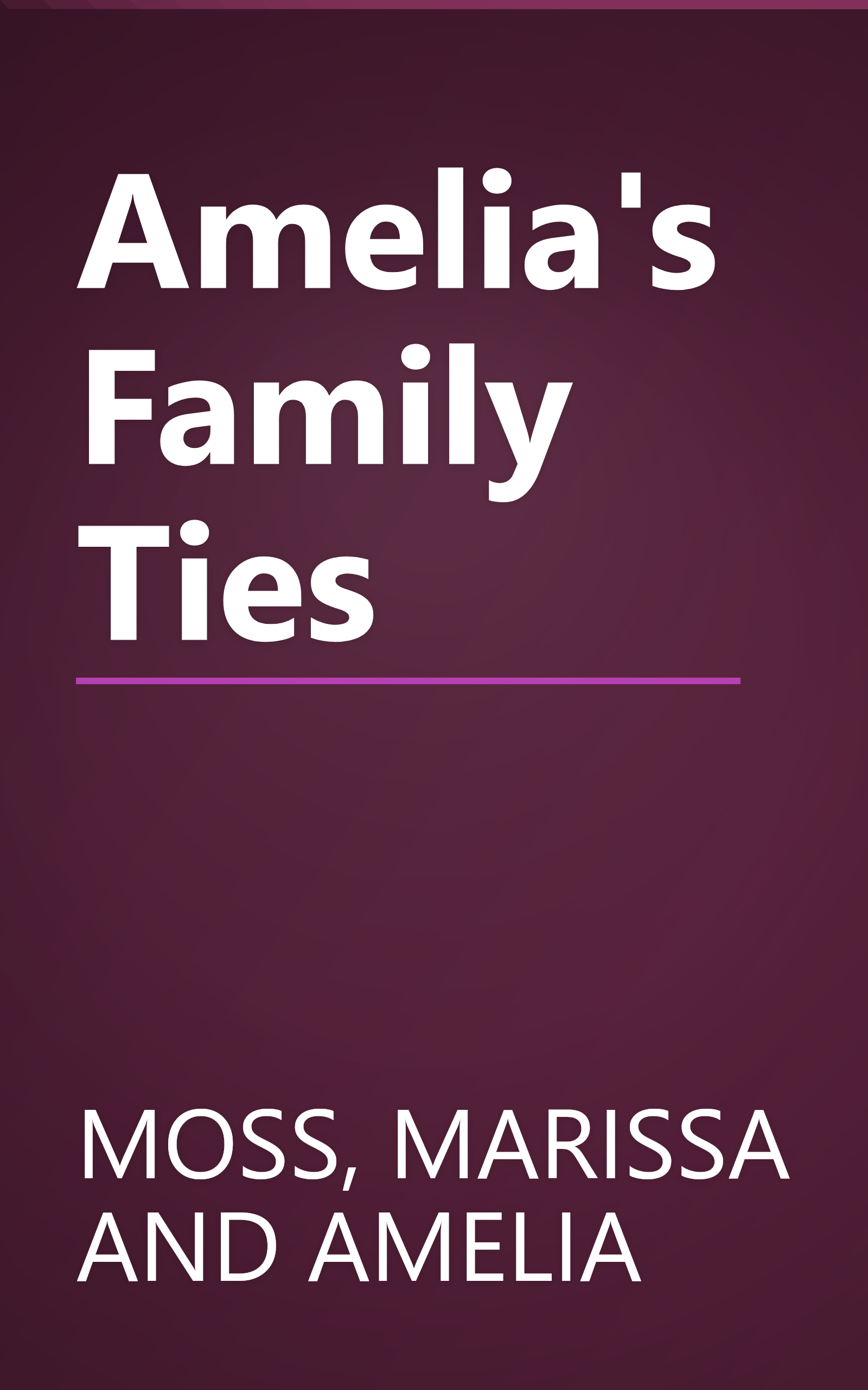 Amelia's Family Ties book cover