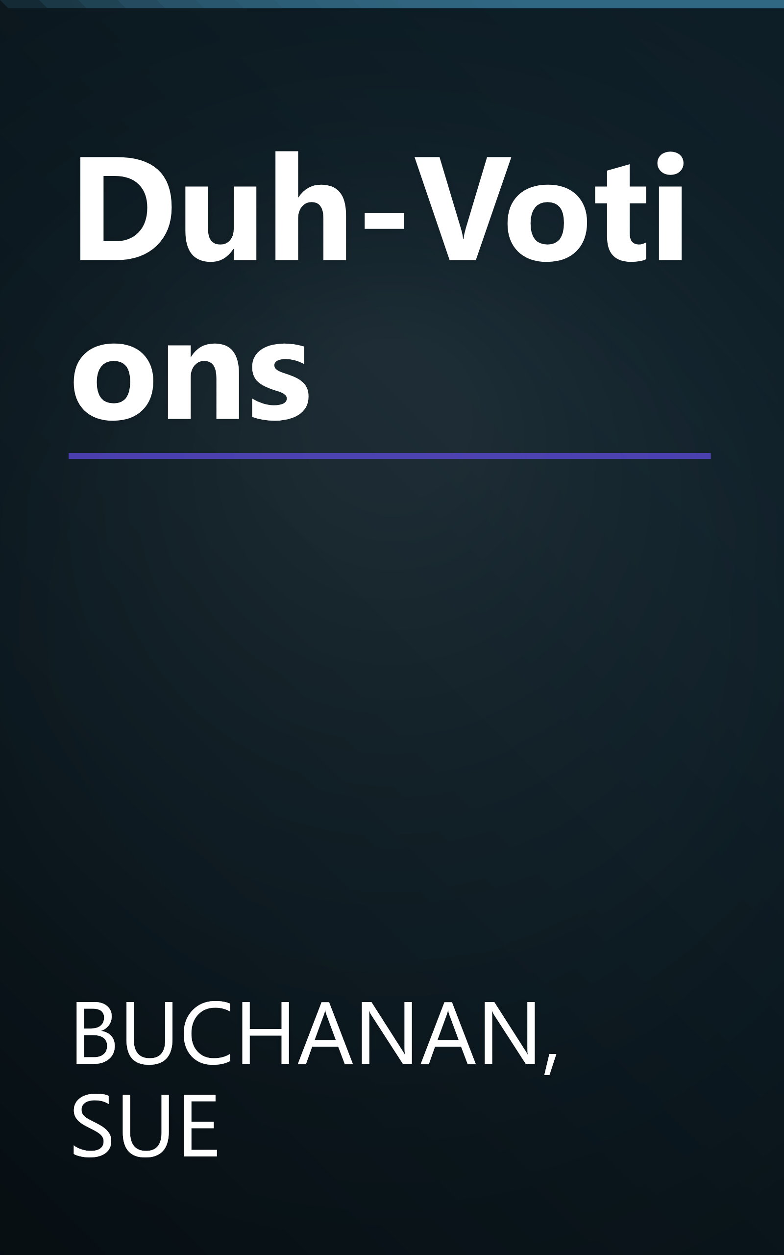 Duh-Votions book cover