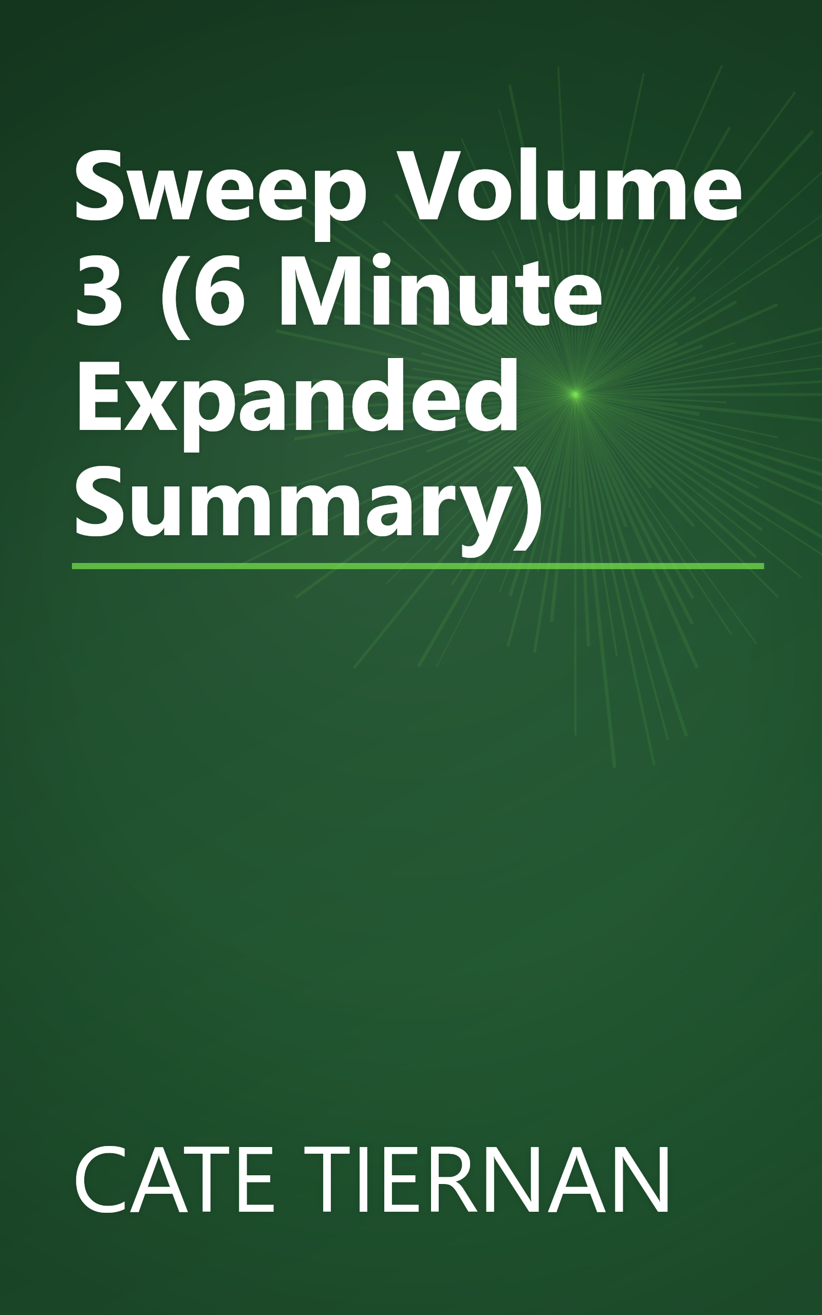 Sweep  Volume 3 (6 Minute   Expanded Summary) book cover
