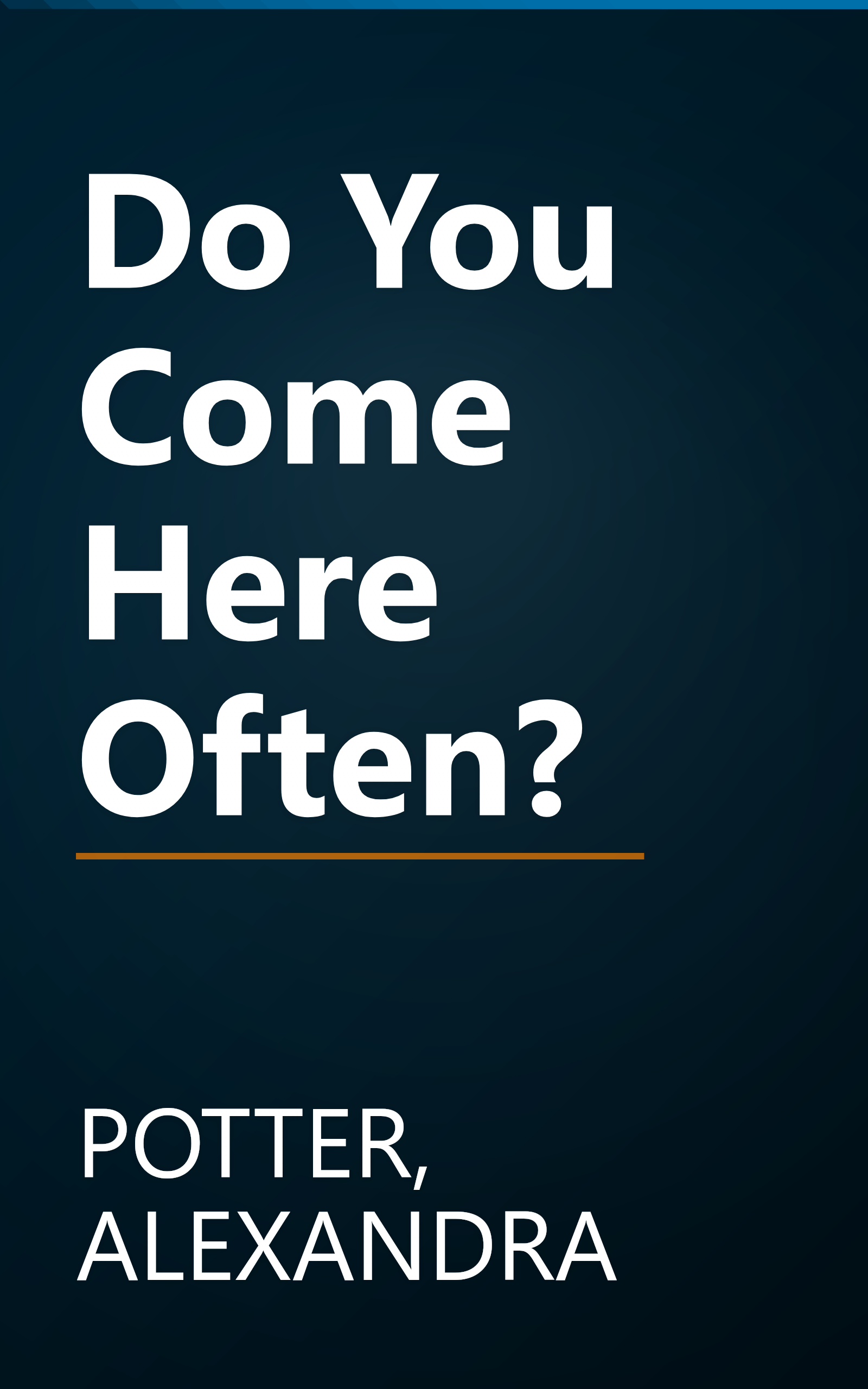 Do You Come Here Often? book cover