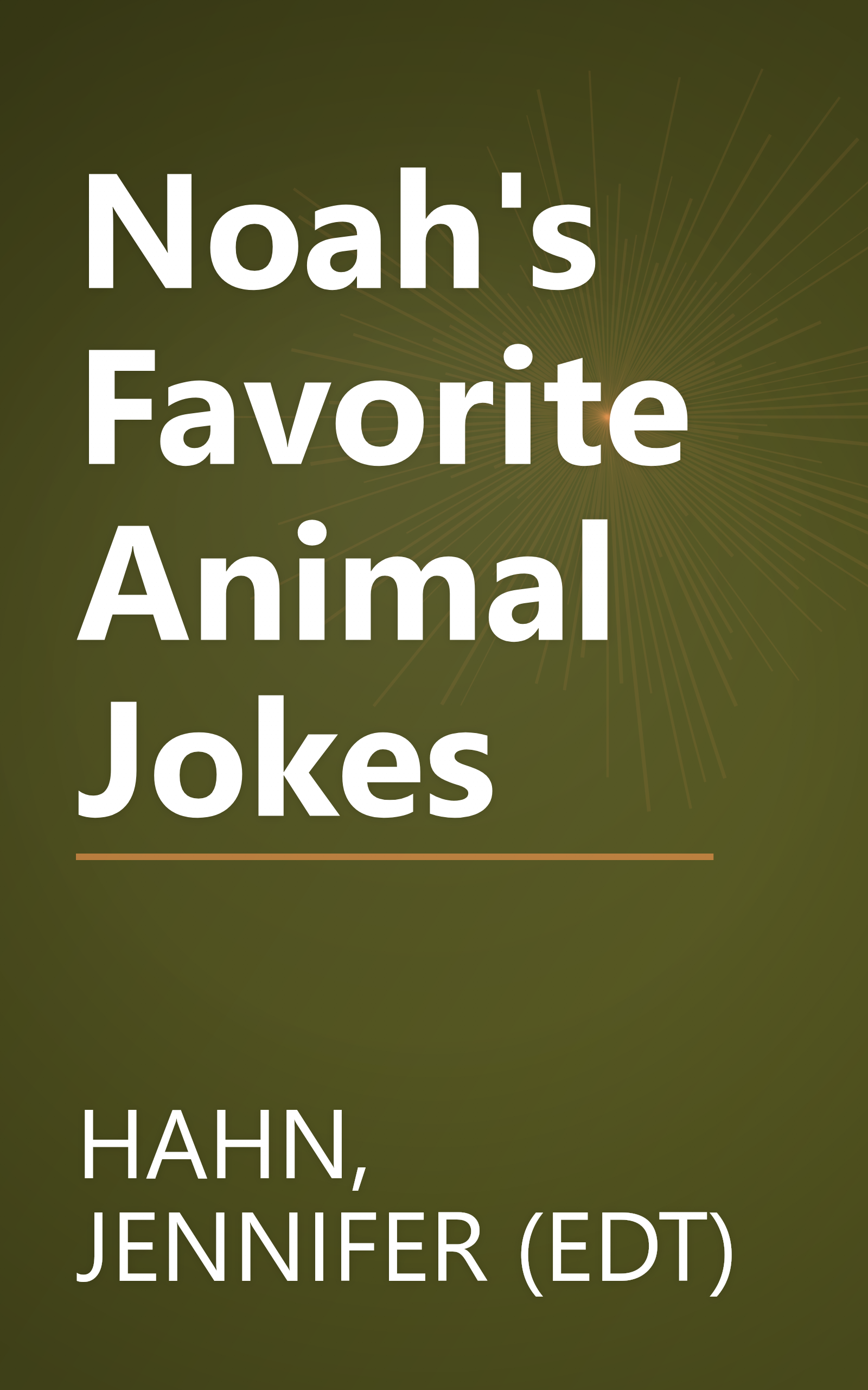 Noah's Favorite Animal Jokes book cover