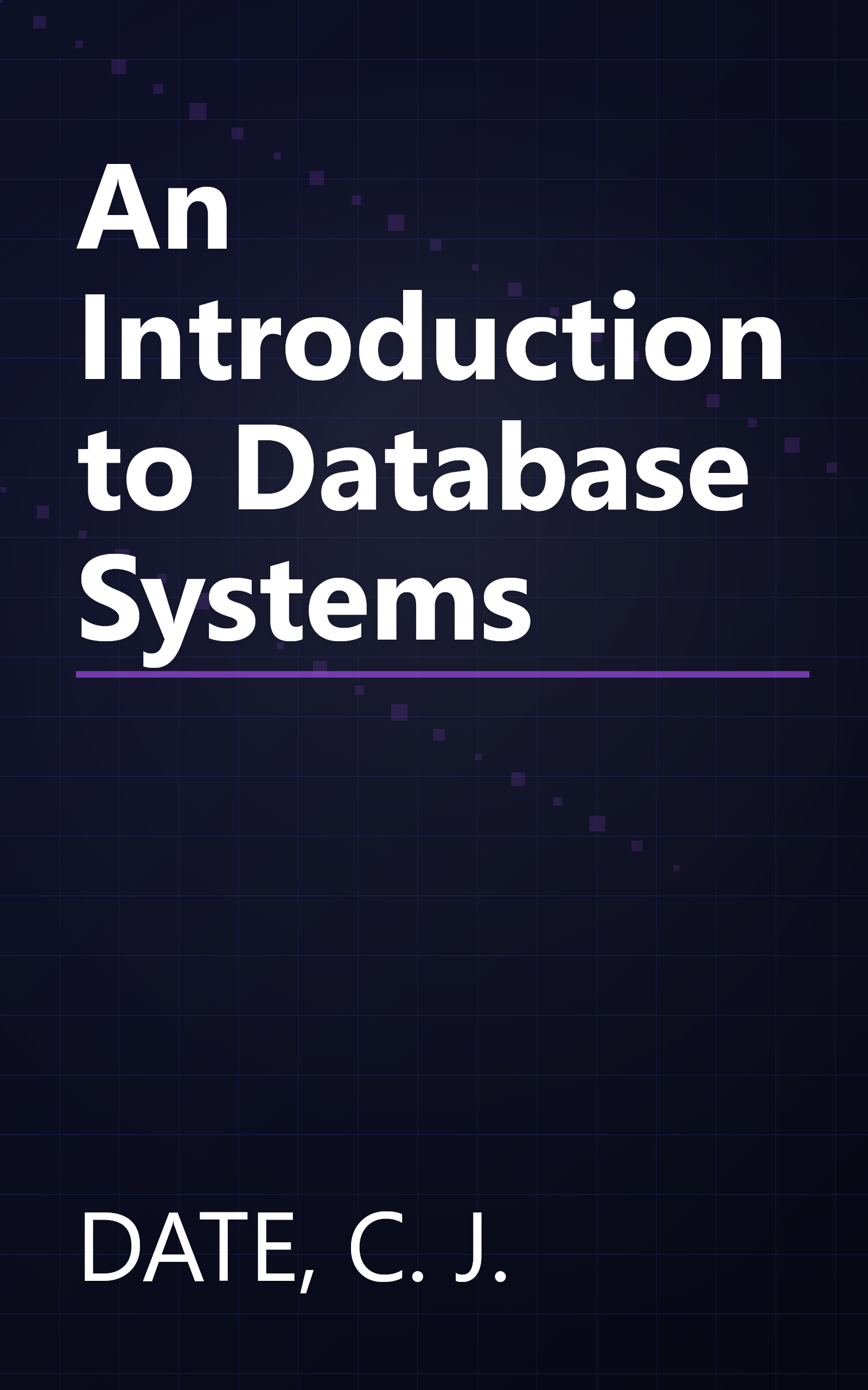 An Introduction to Database Systems book cover