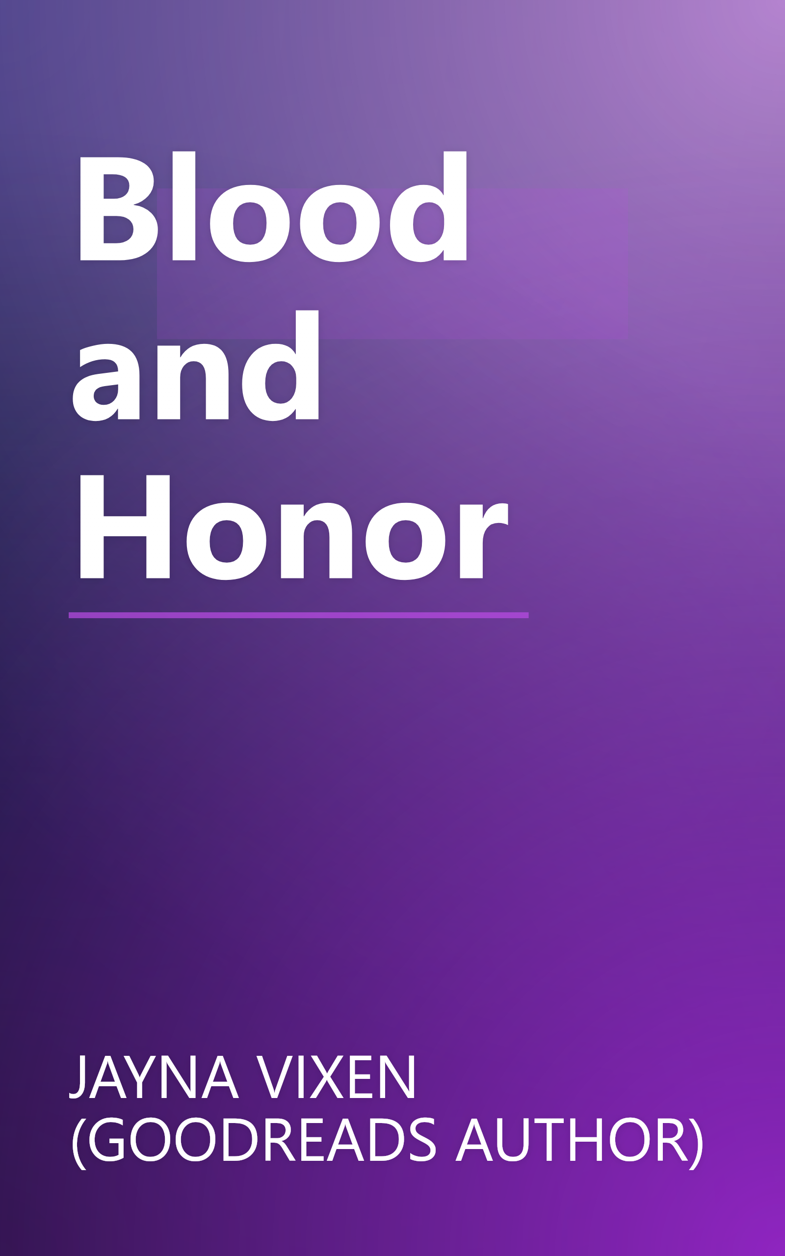 Blood and Honor book cover