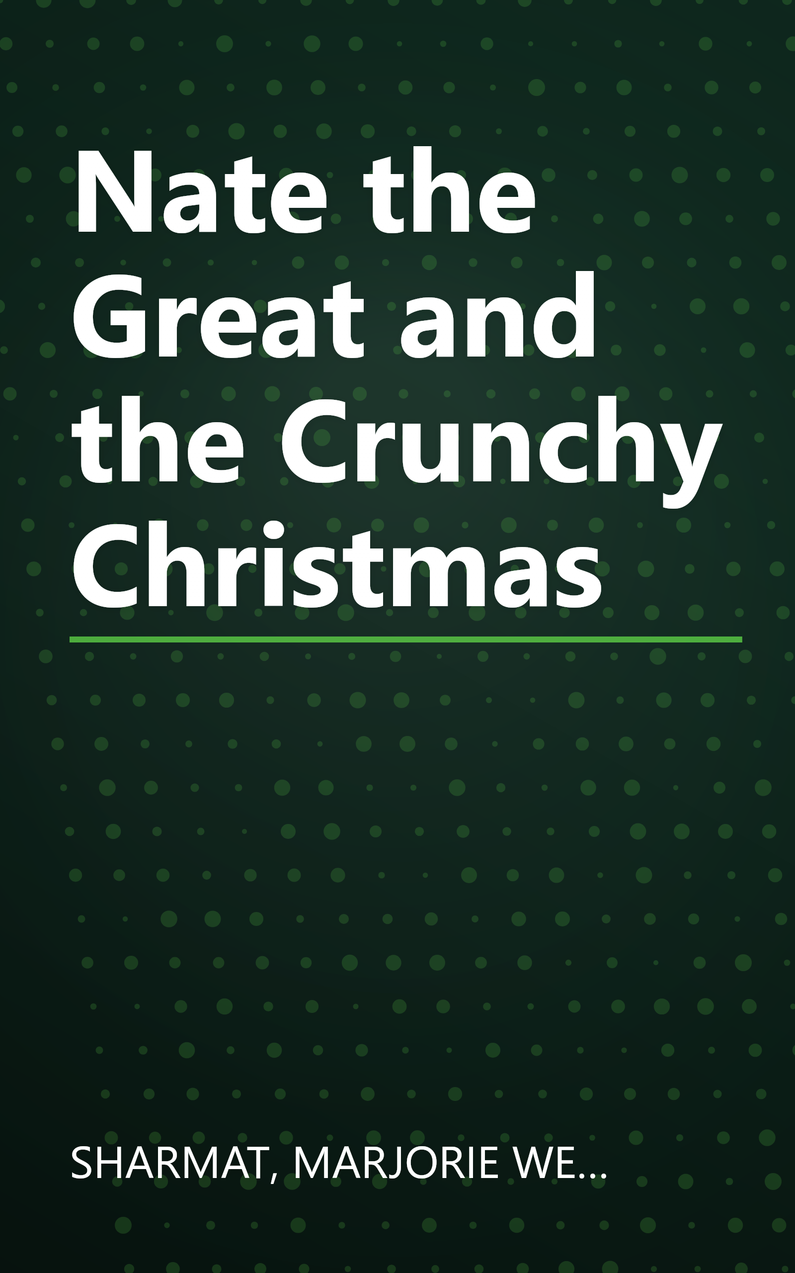 Nate the Great and the Crunchy Christmas book cover