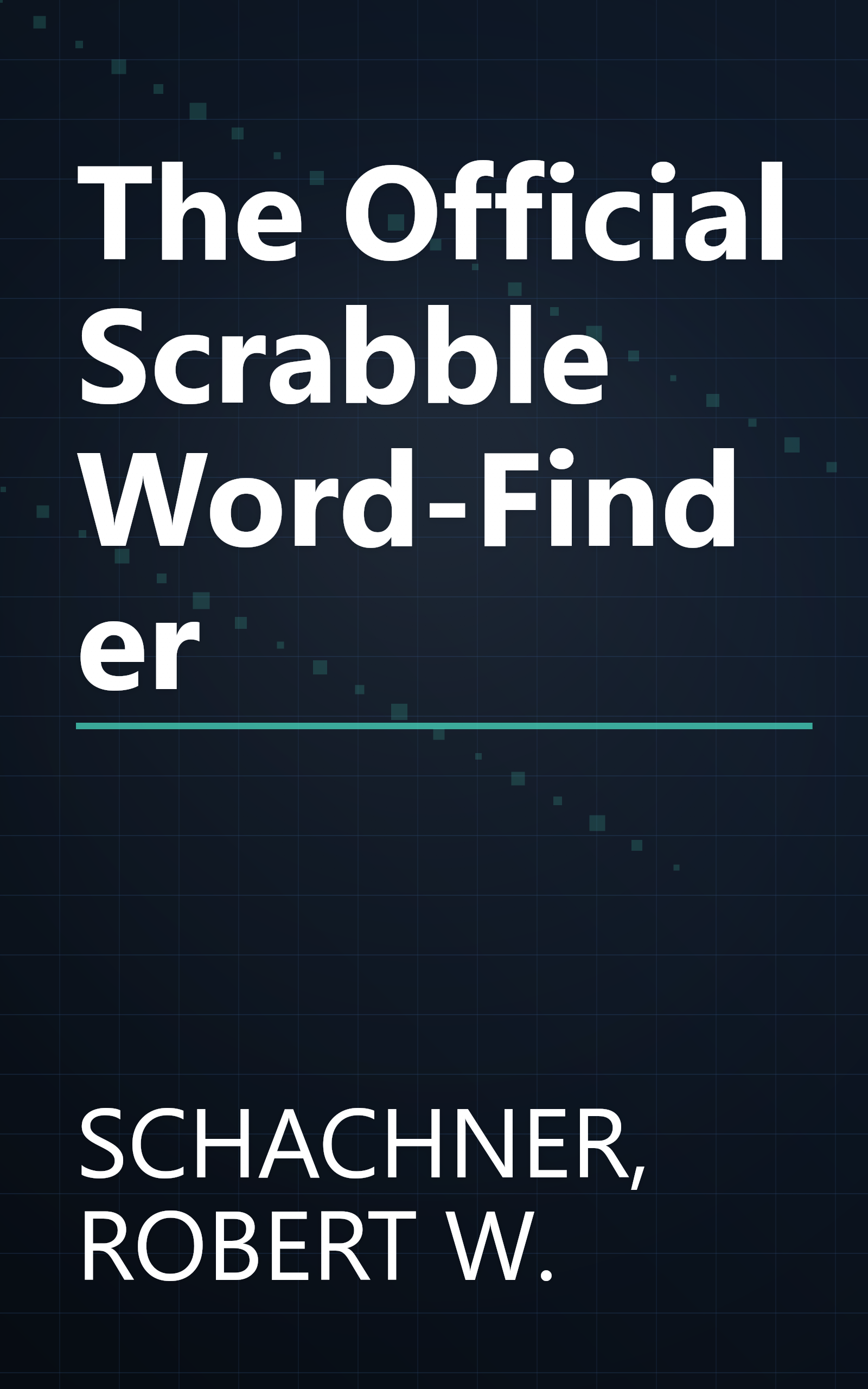The Official Scrabble Word-Finder book cover