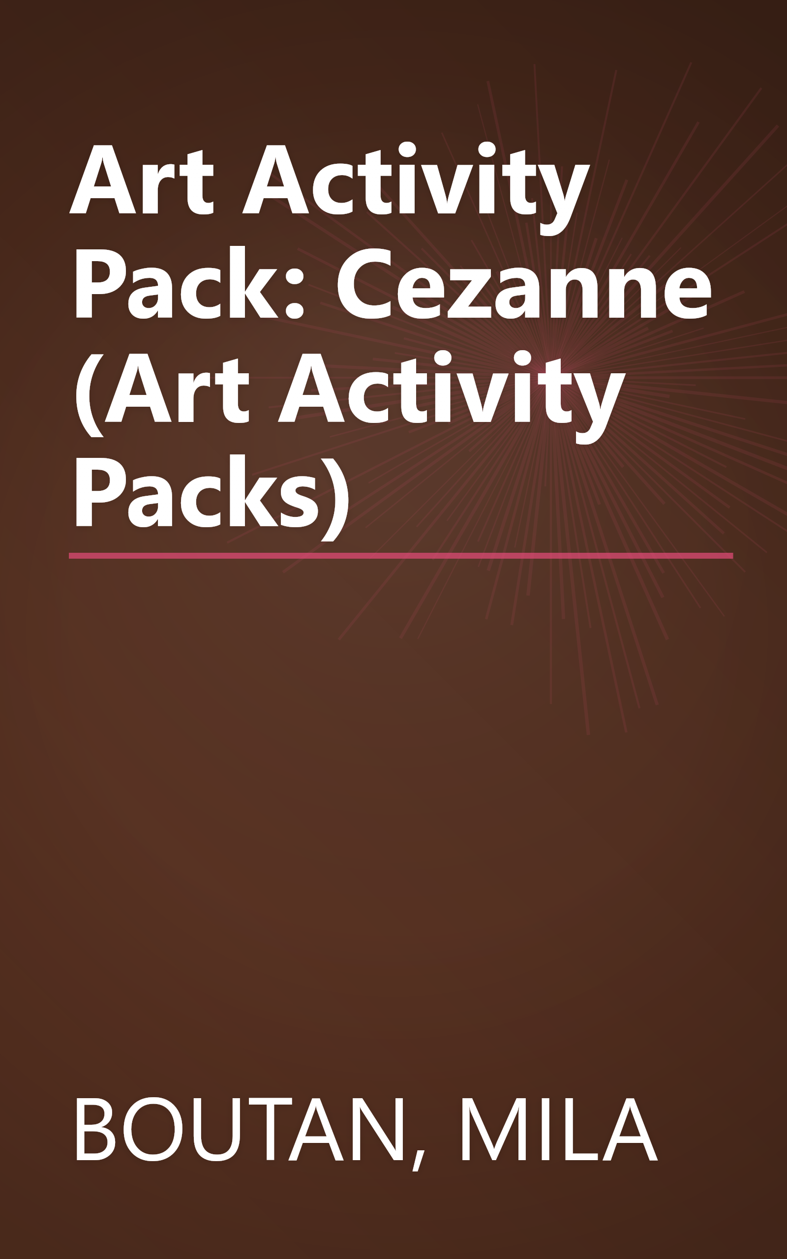 Art Activity Pack: Cezanne (Art Activity Packs) book cover