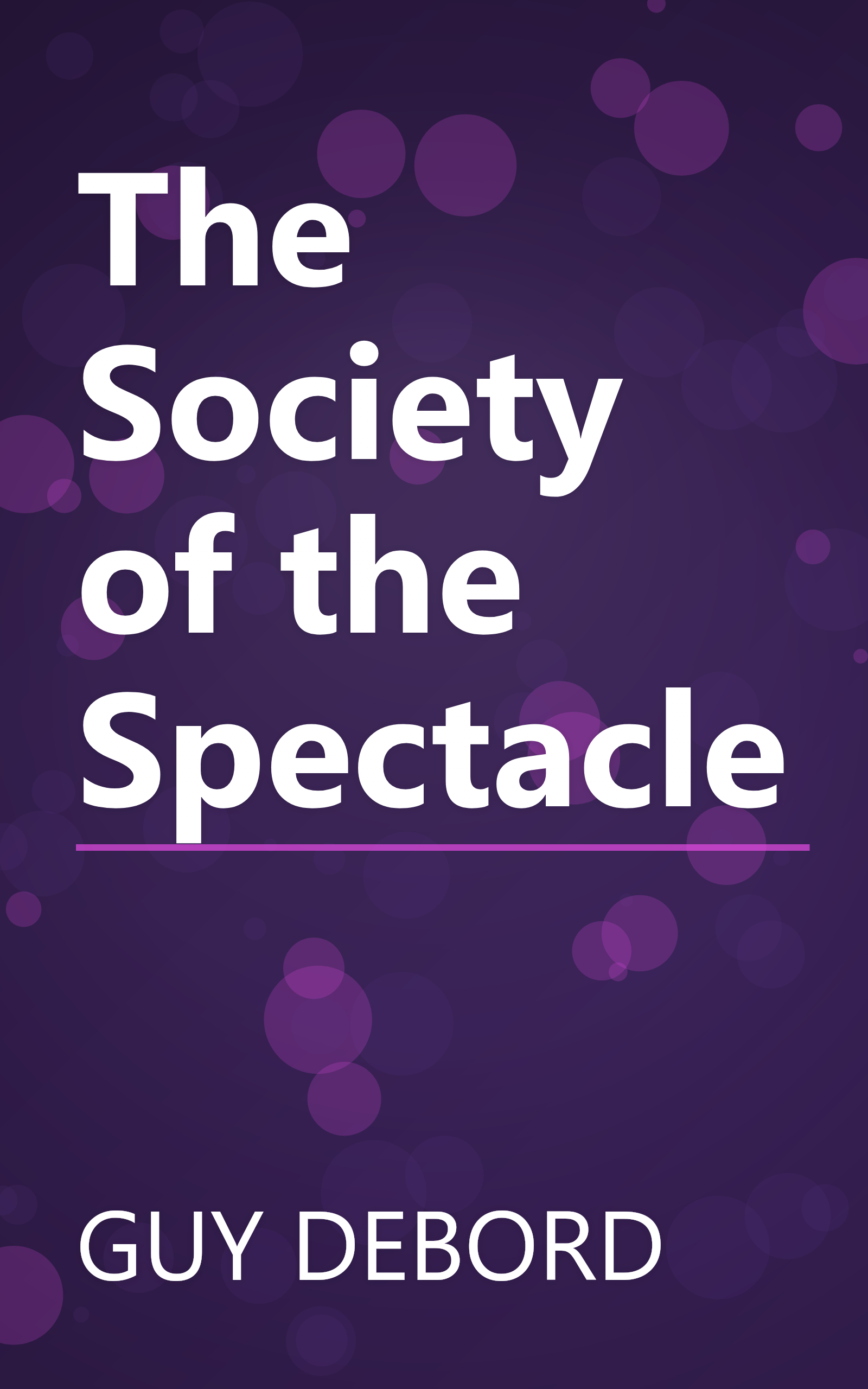 The Society of the Spectacle book cover