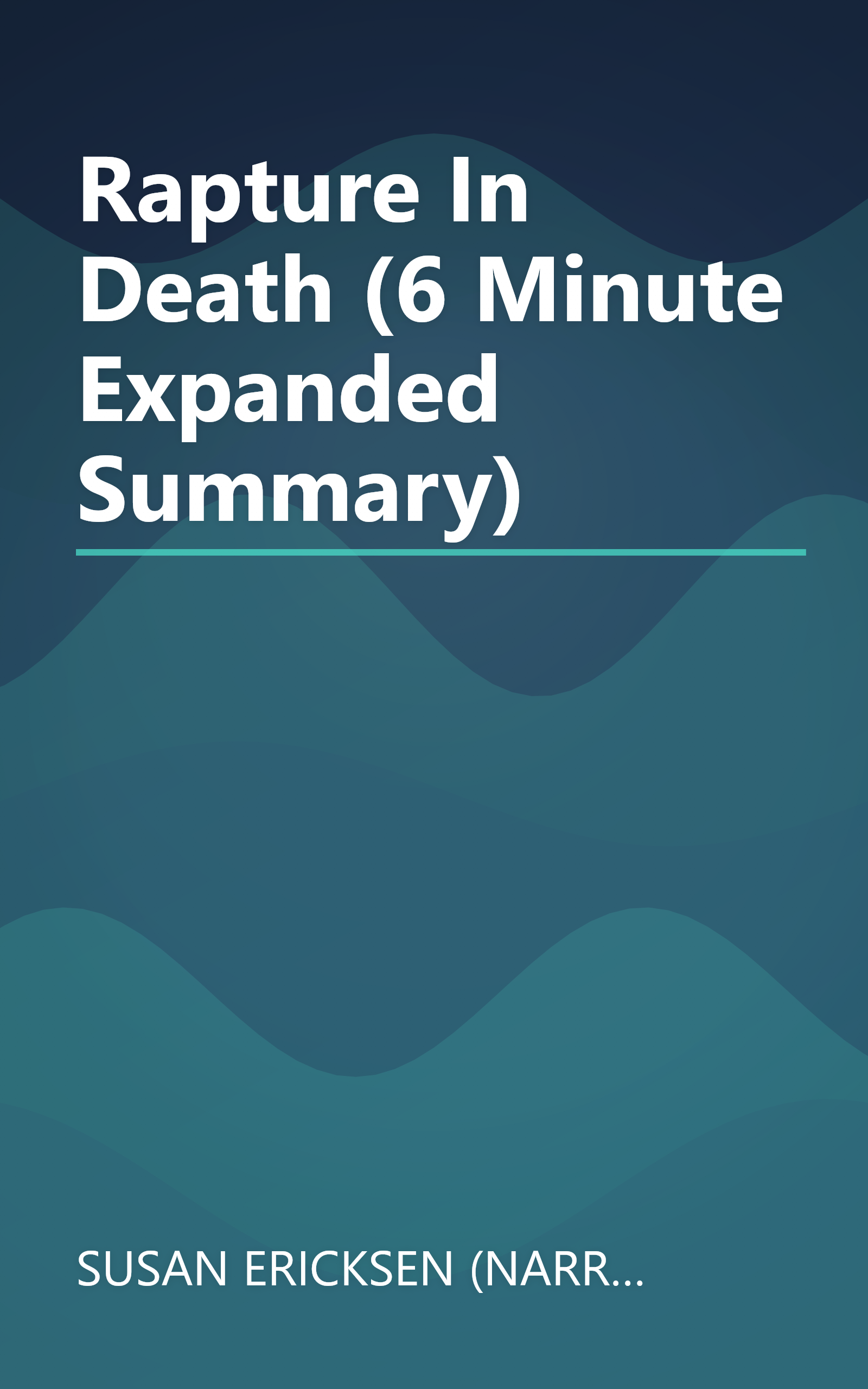 Rapture In Death (6 Minute   Expanded Summary) book cover