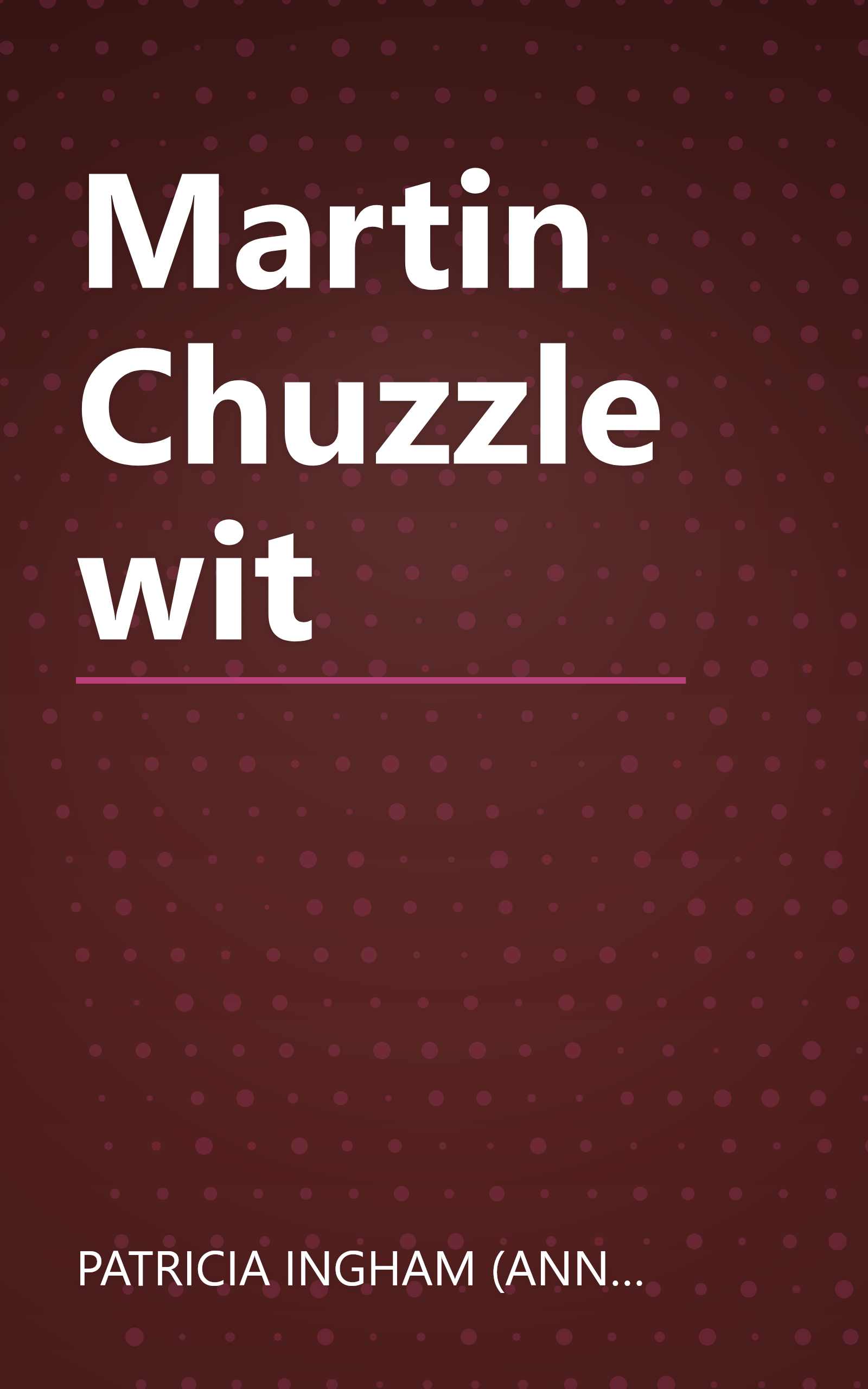 Martin Chuzzlewit book cover