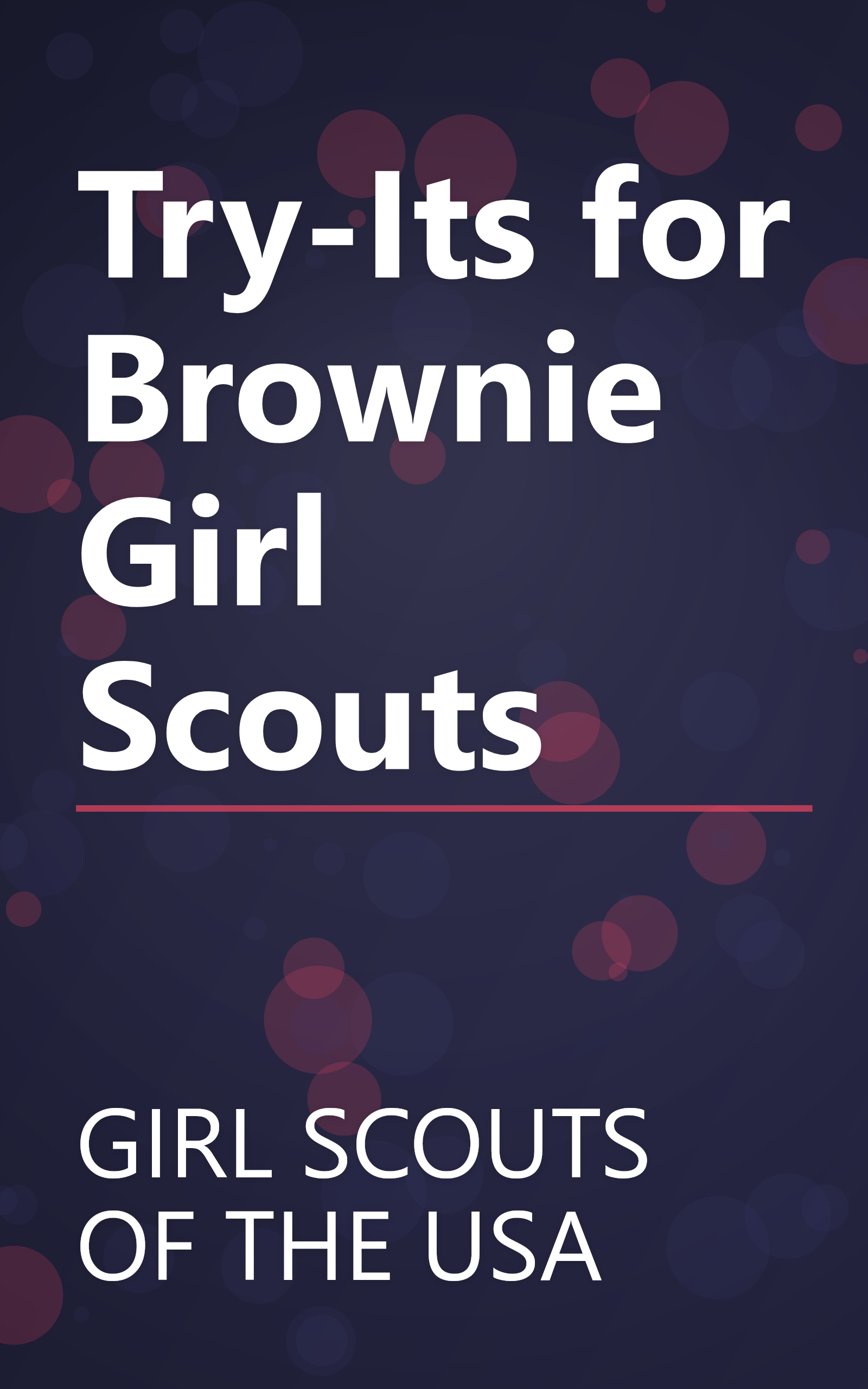 Try-Its for Brownie Girl Scouts book cover