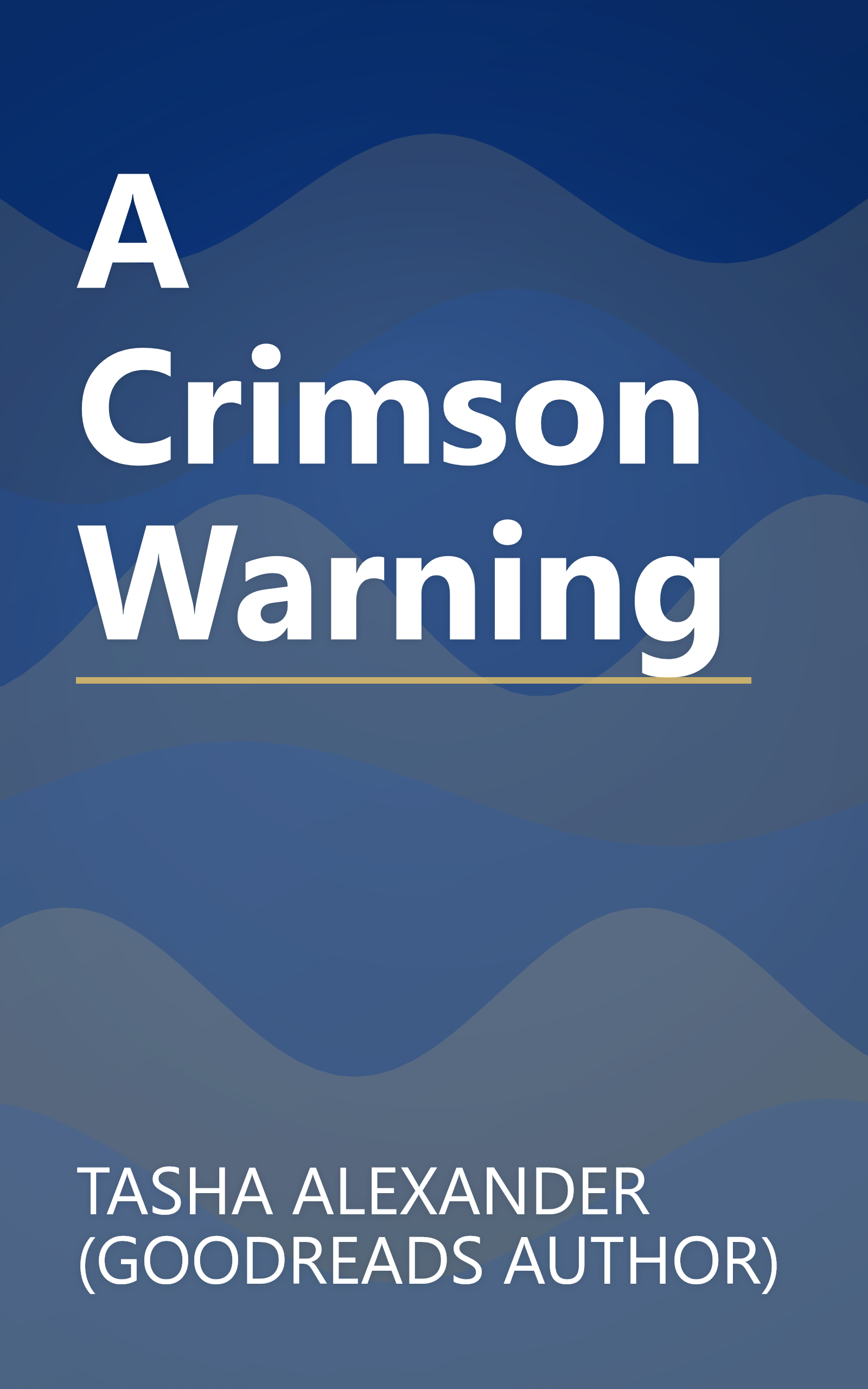 A Crimson Warning book cover