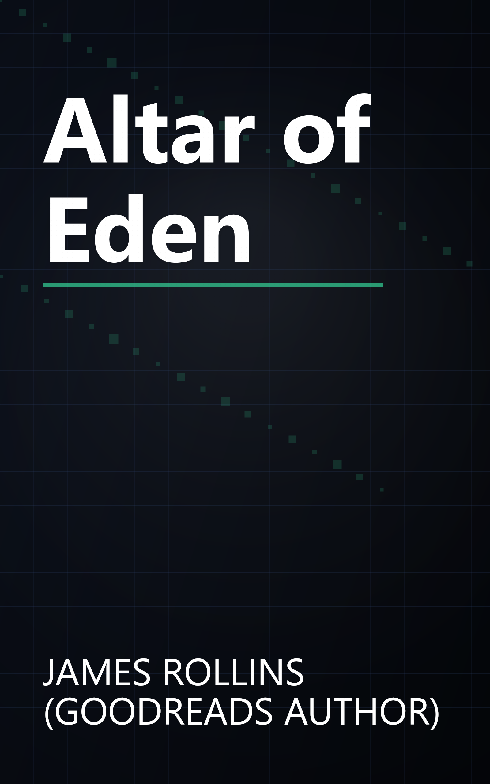 Altar of Eden book cover