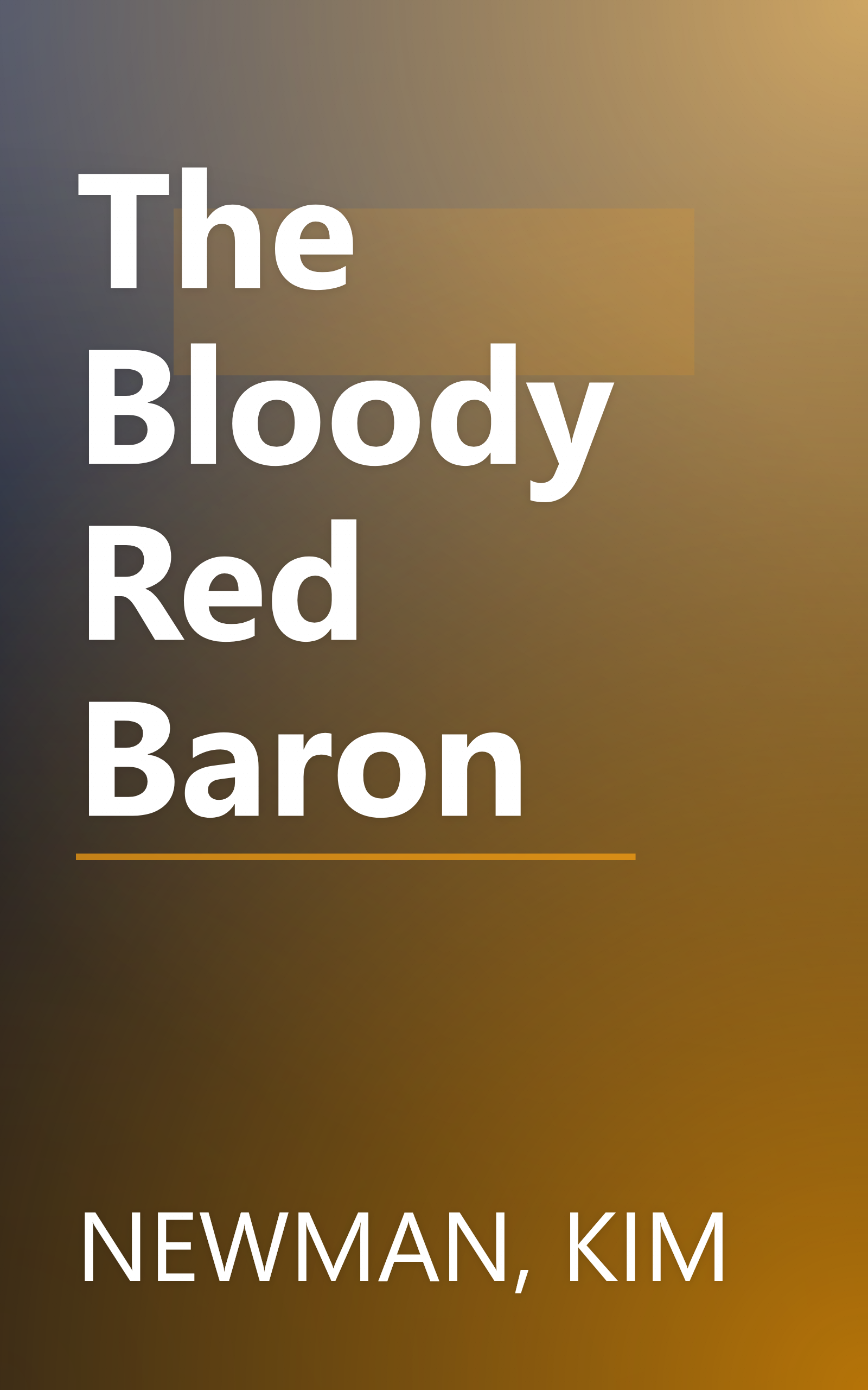 The Bloody Red Baron book cover