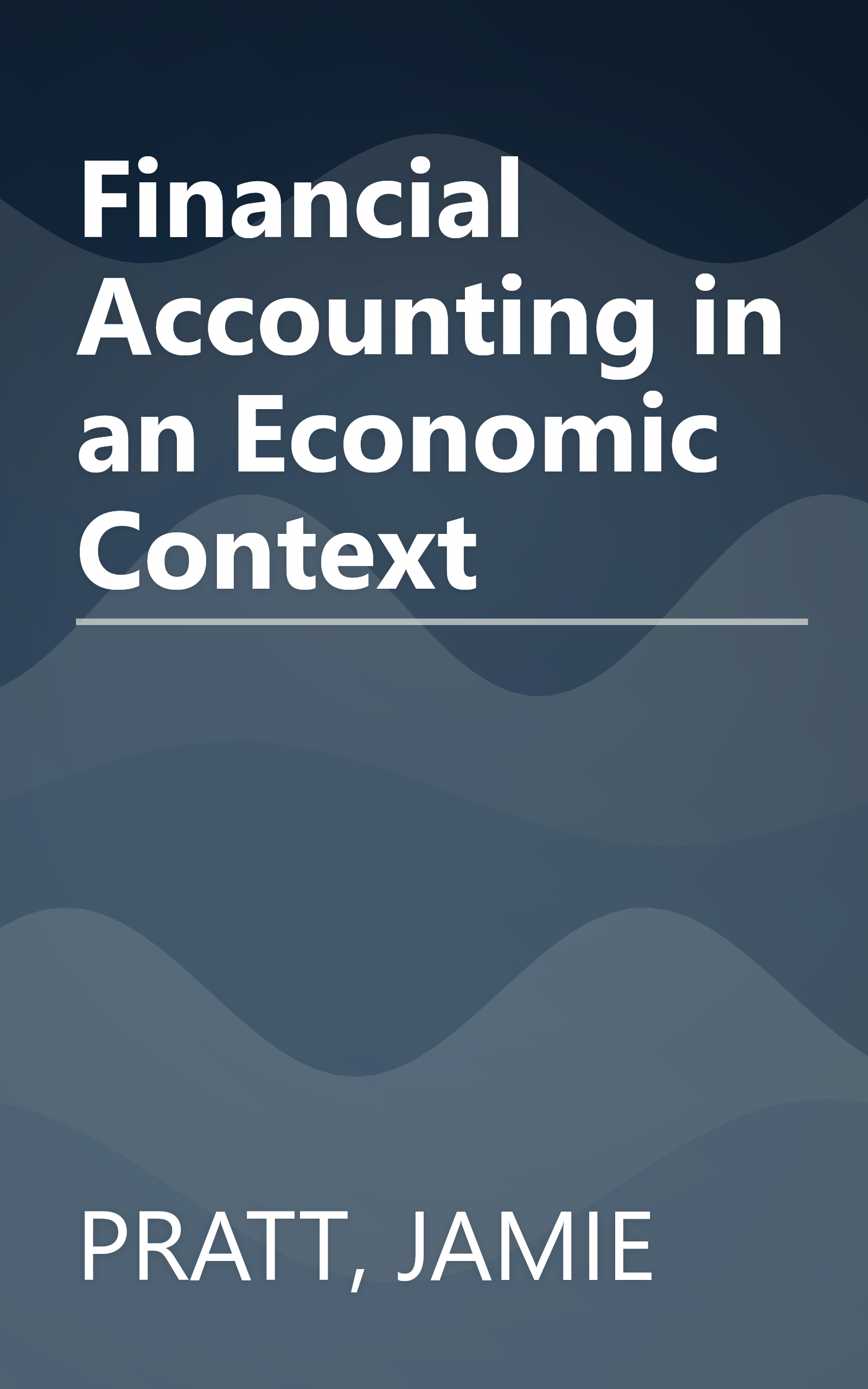 Financial Accounting in an Economic Context book cover