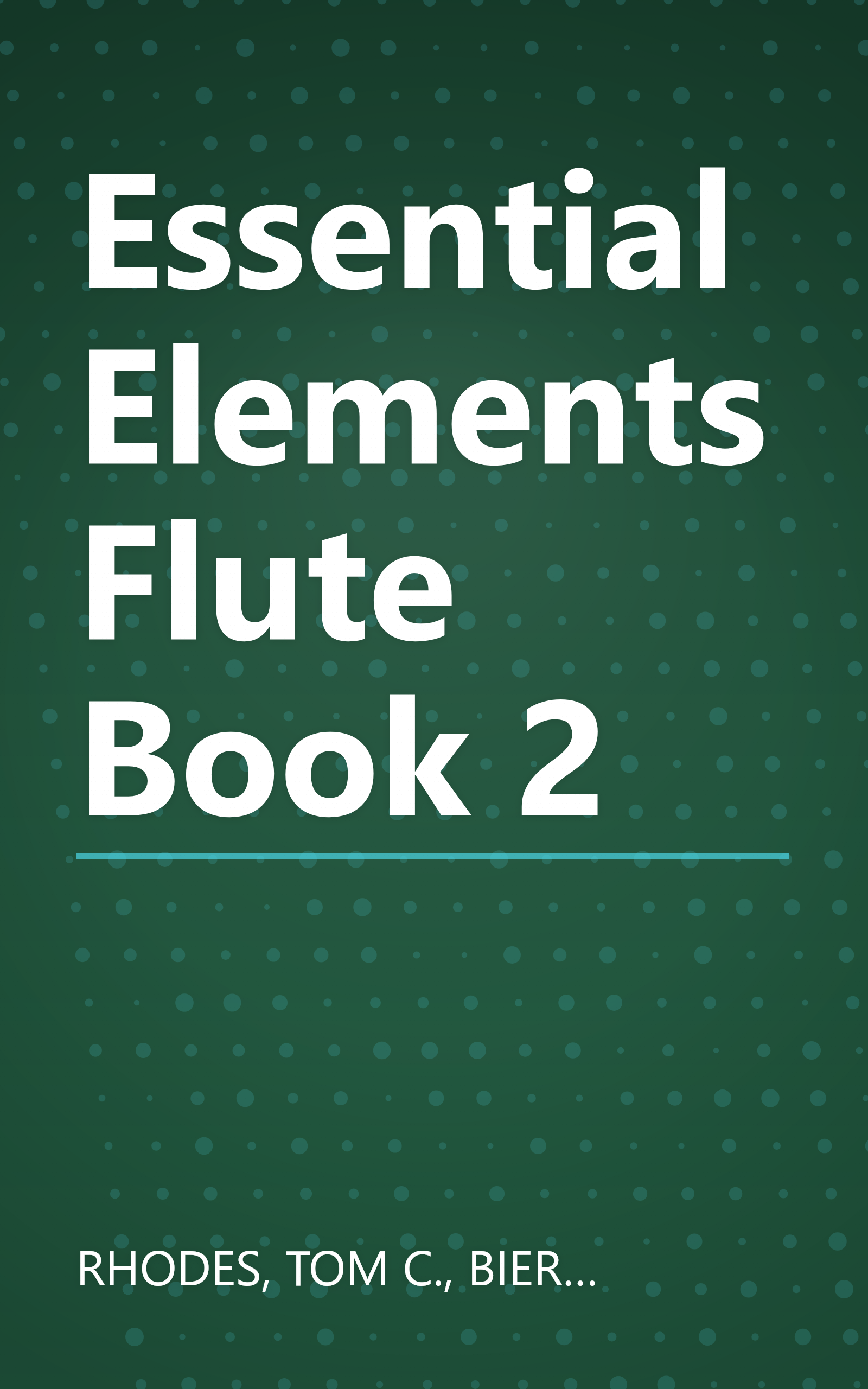 Essential  Elements Flute Book 2 book cover