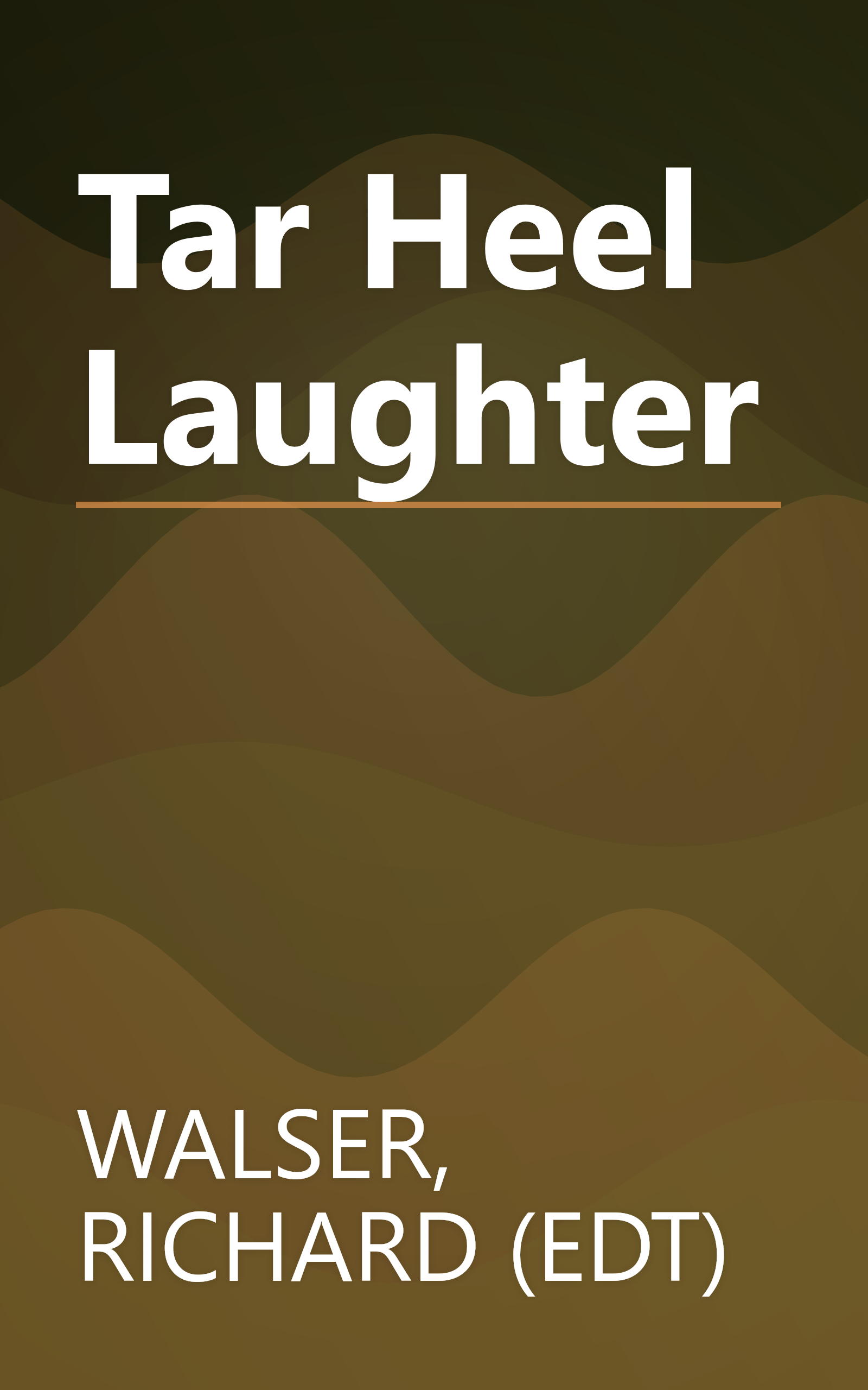 Tar Heel Laughter book cover