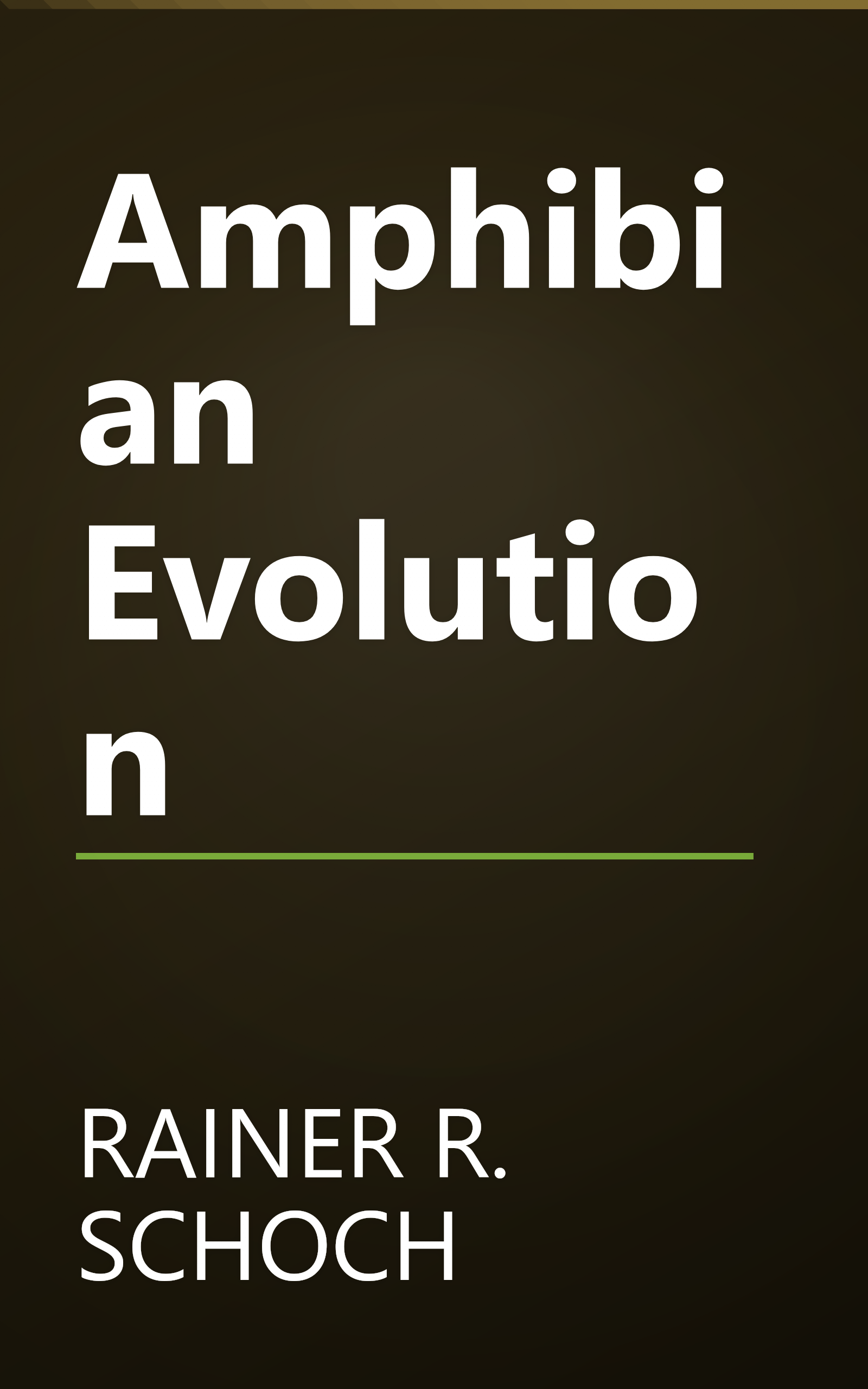 Amphibian Evolution book cover