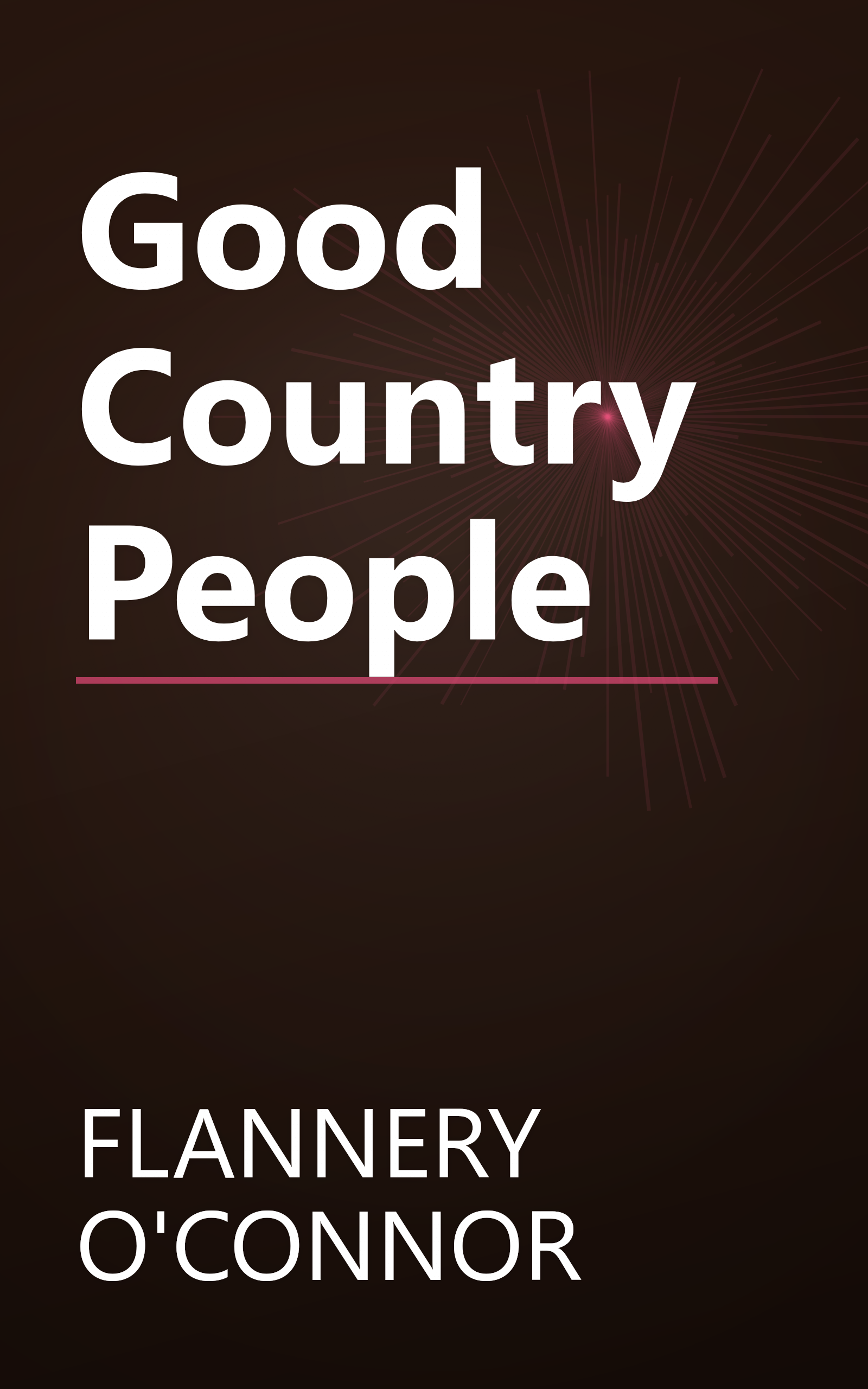 Good Country People book cover
