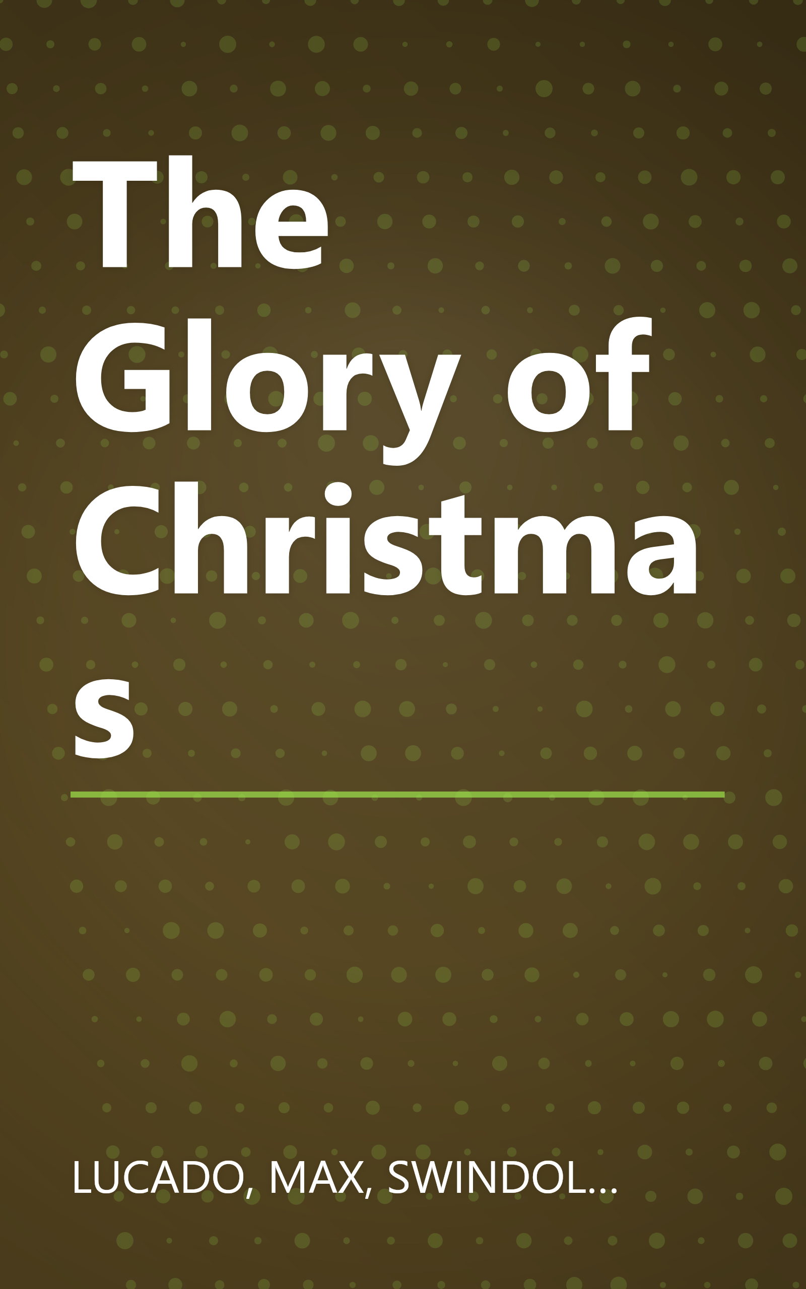 The Glory of Christmas book cover