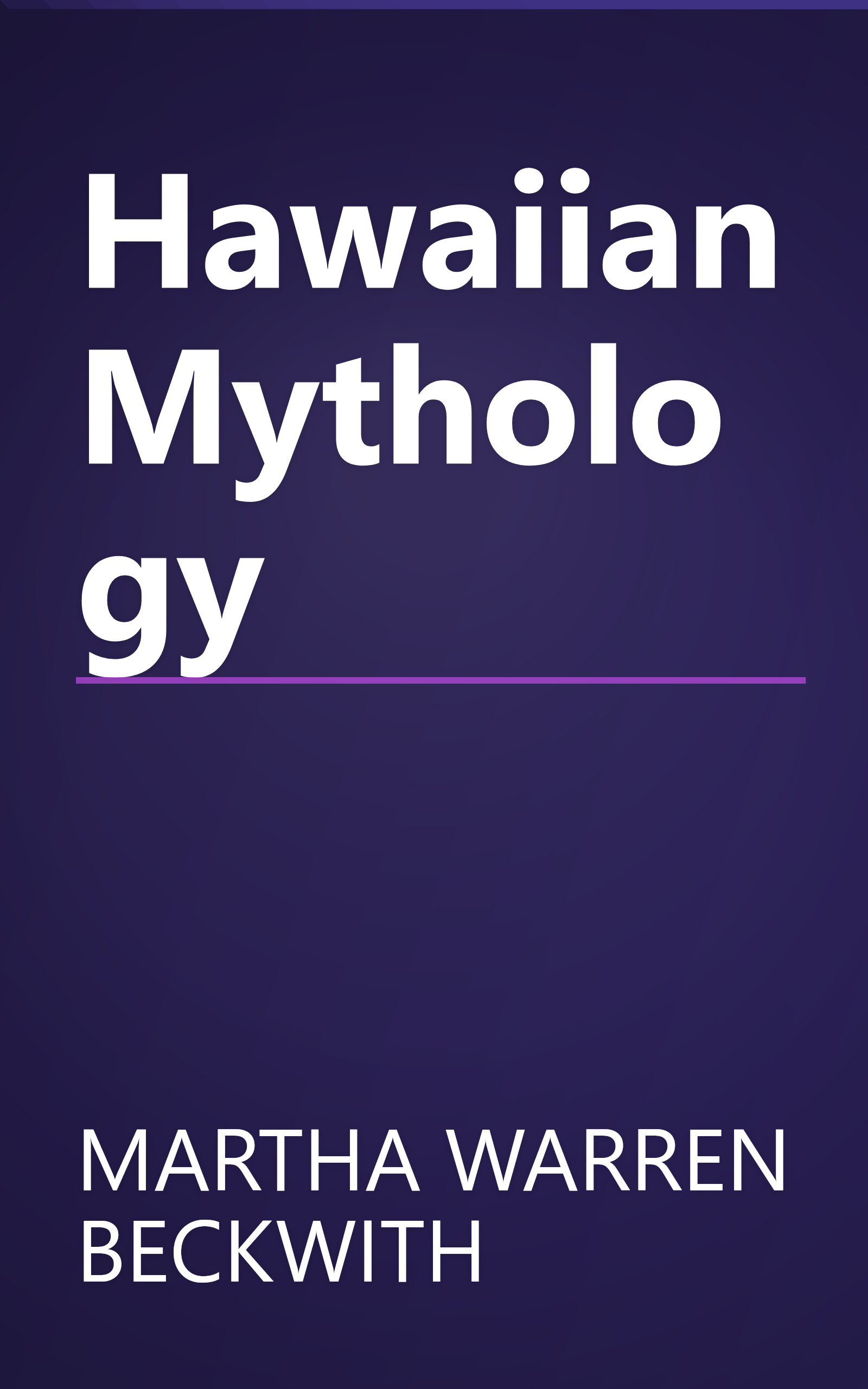 Hawaiian Mythology book cover