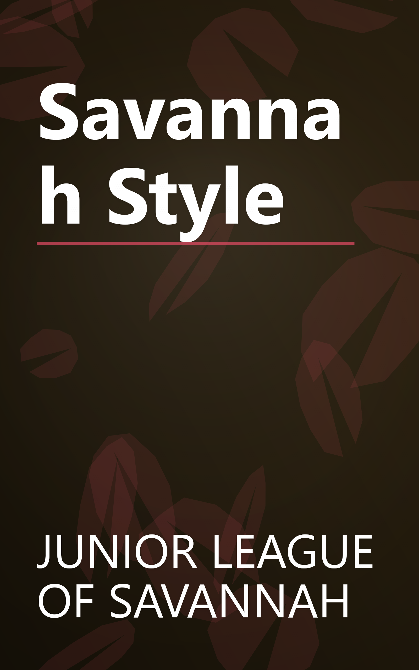 Savannah Style book cover