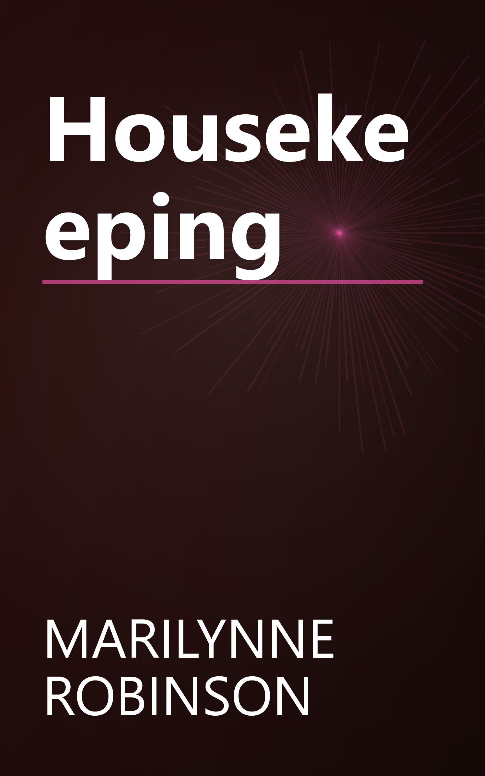 Housekeeping book cover