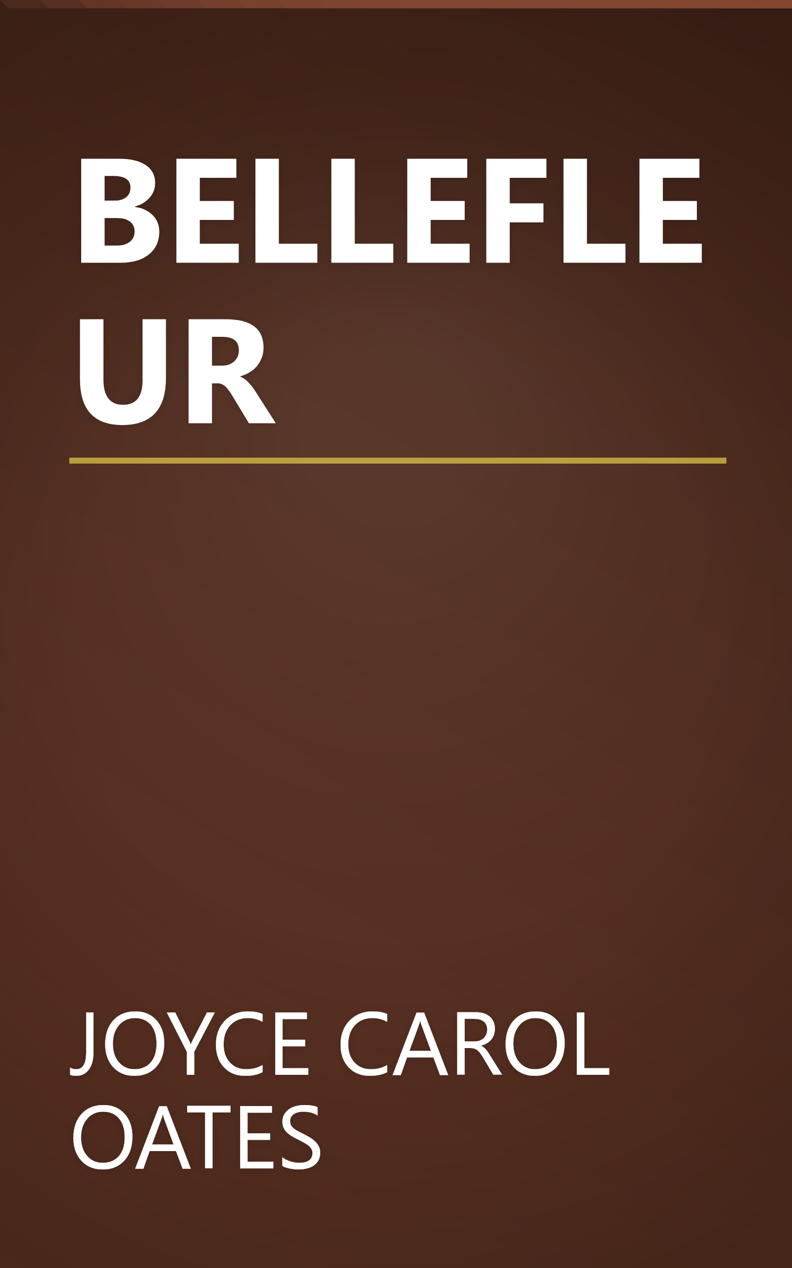 BELLEFLEUR book cover