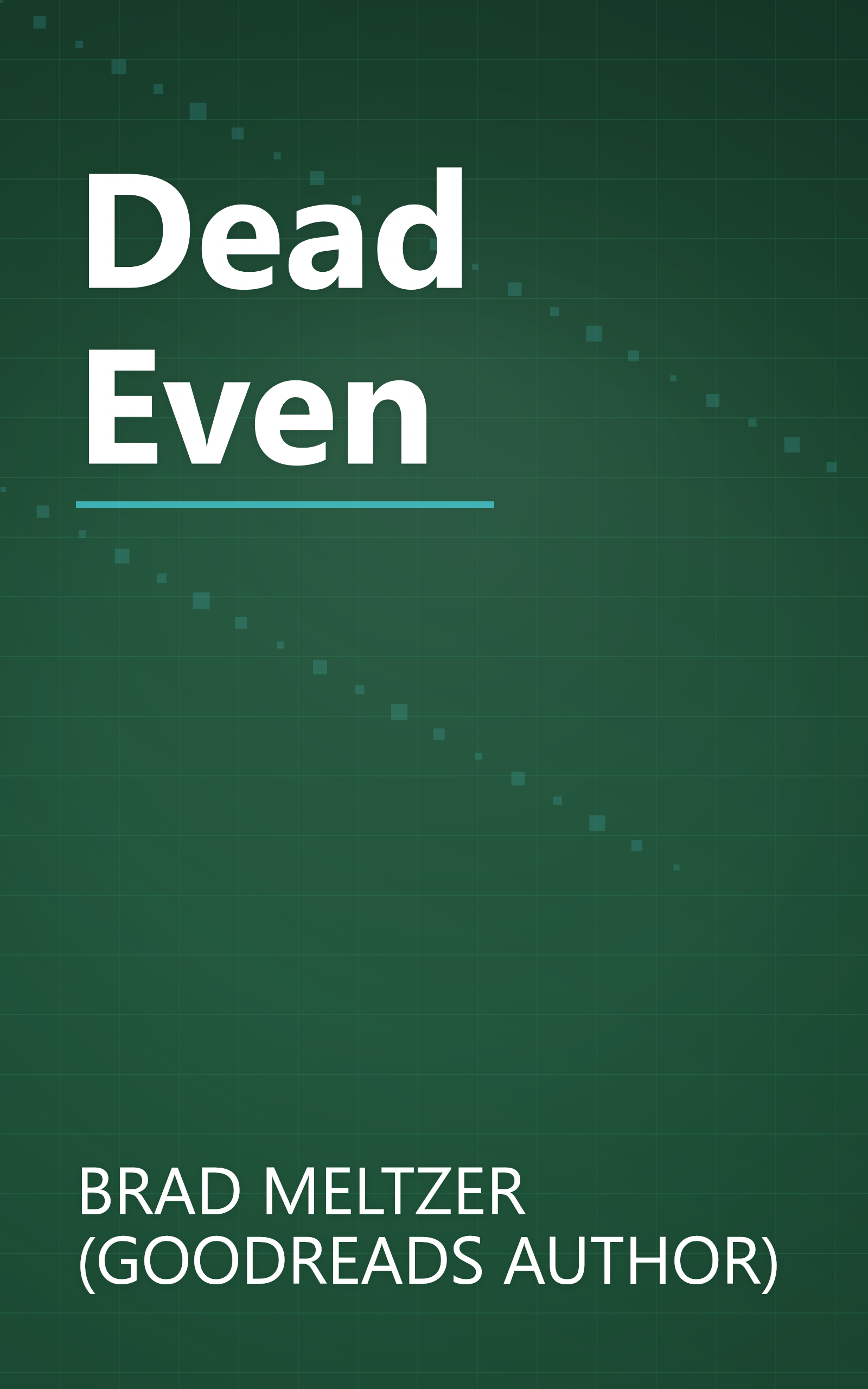 Dead Even book cover