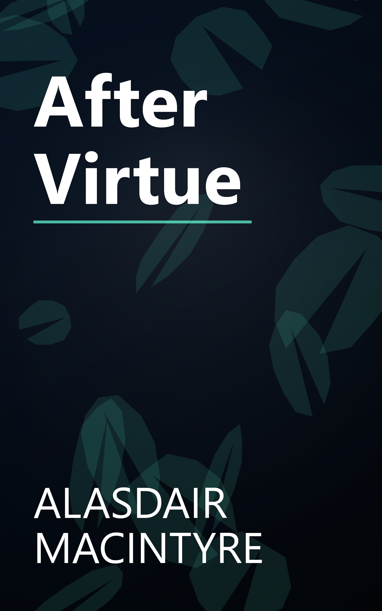 After Virtue book cover