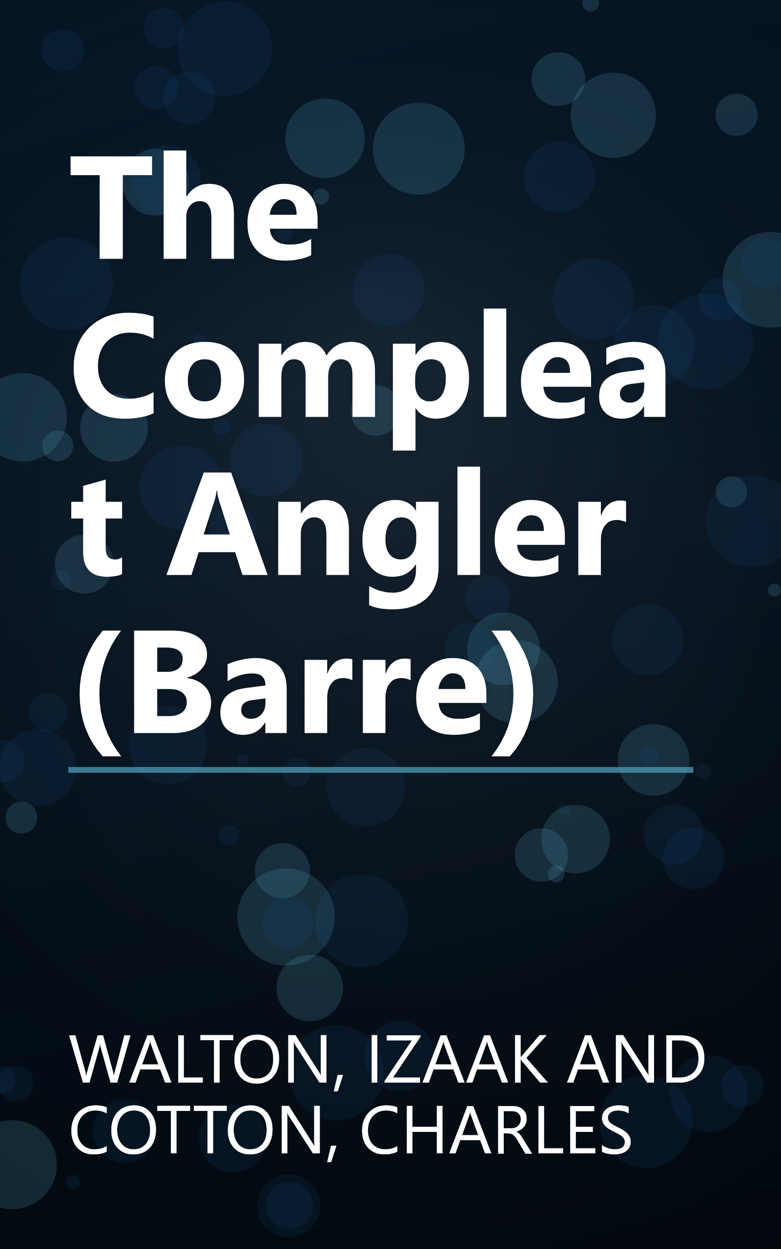The Compleat Angler (Barre) book cover