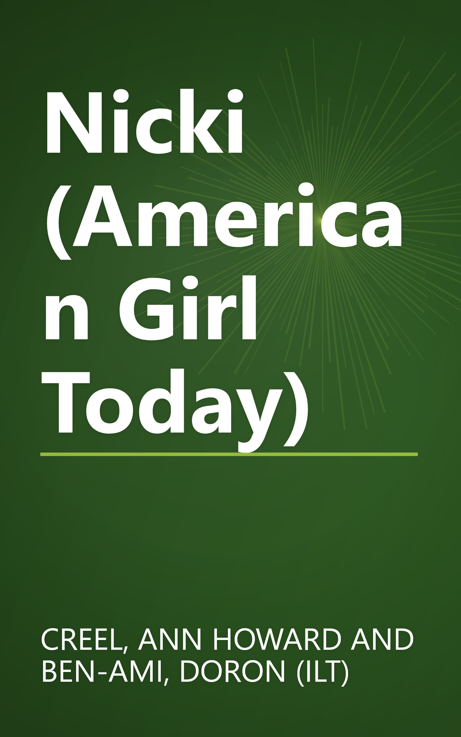 Nicki (American Girl Today) book cover