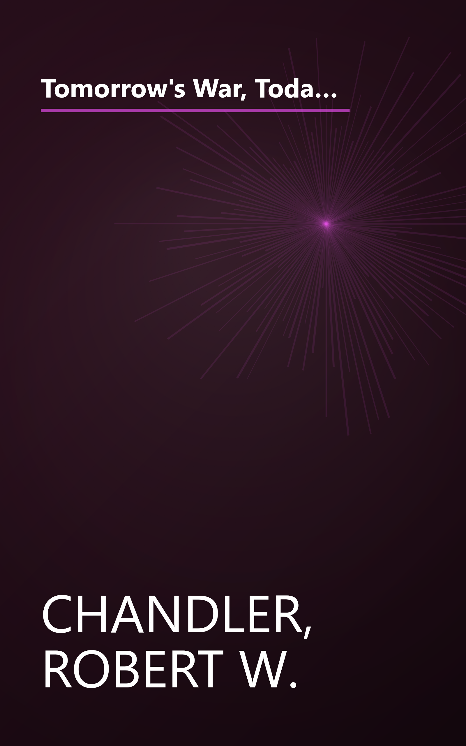 Tomorrow's War, Today's Decisions: Iraqi Weapons of Mass Destruction and the Implications of Wmd-Adversaries for Future U.S. Military Strategy book cover