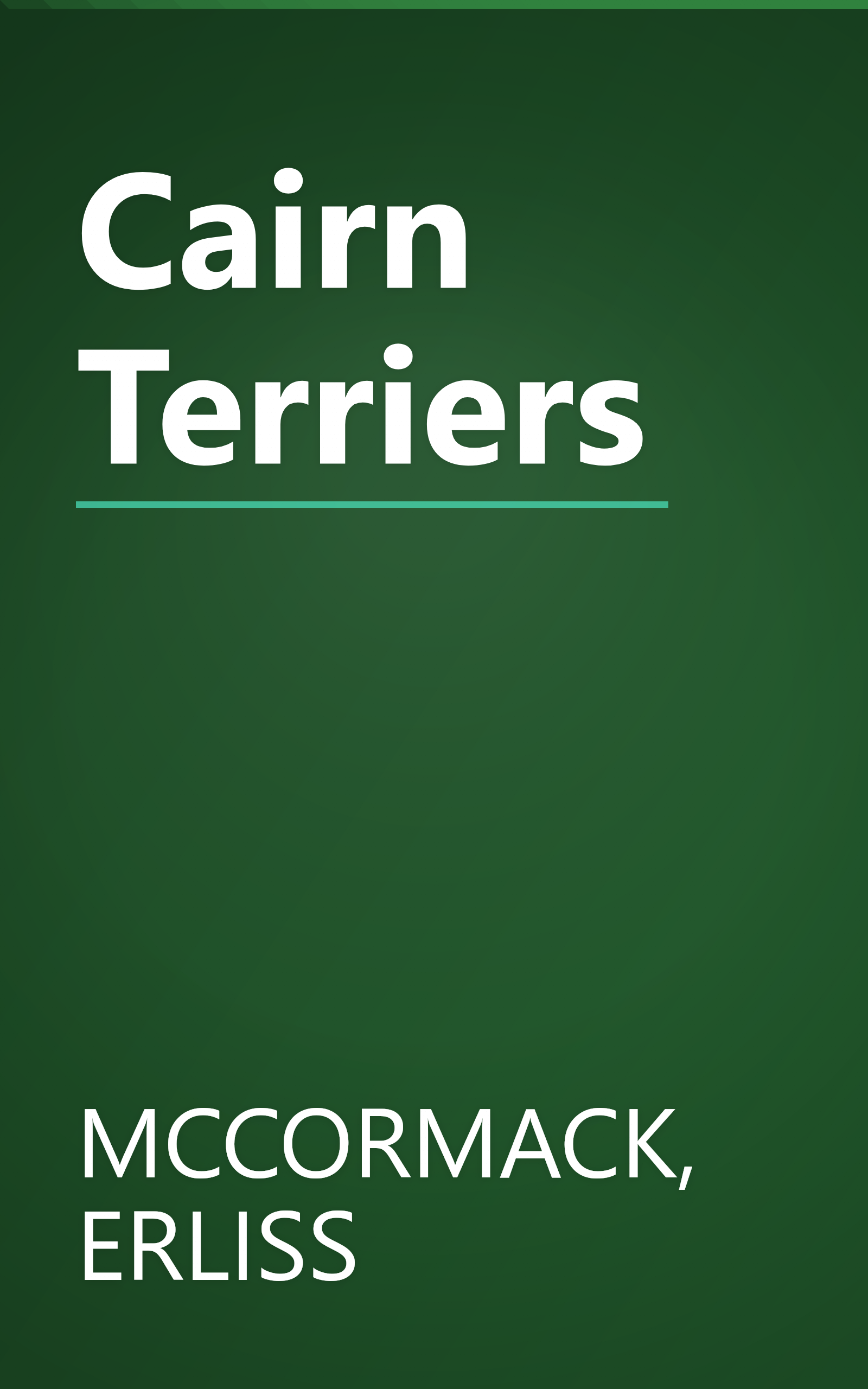 Cairn Terriers book cover