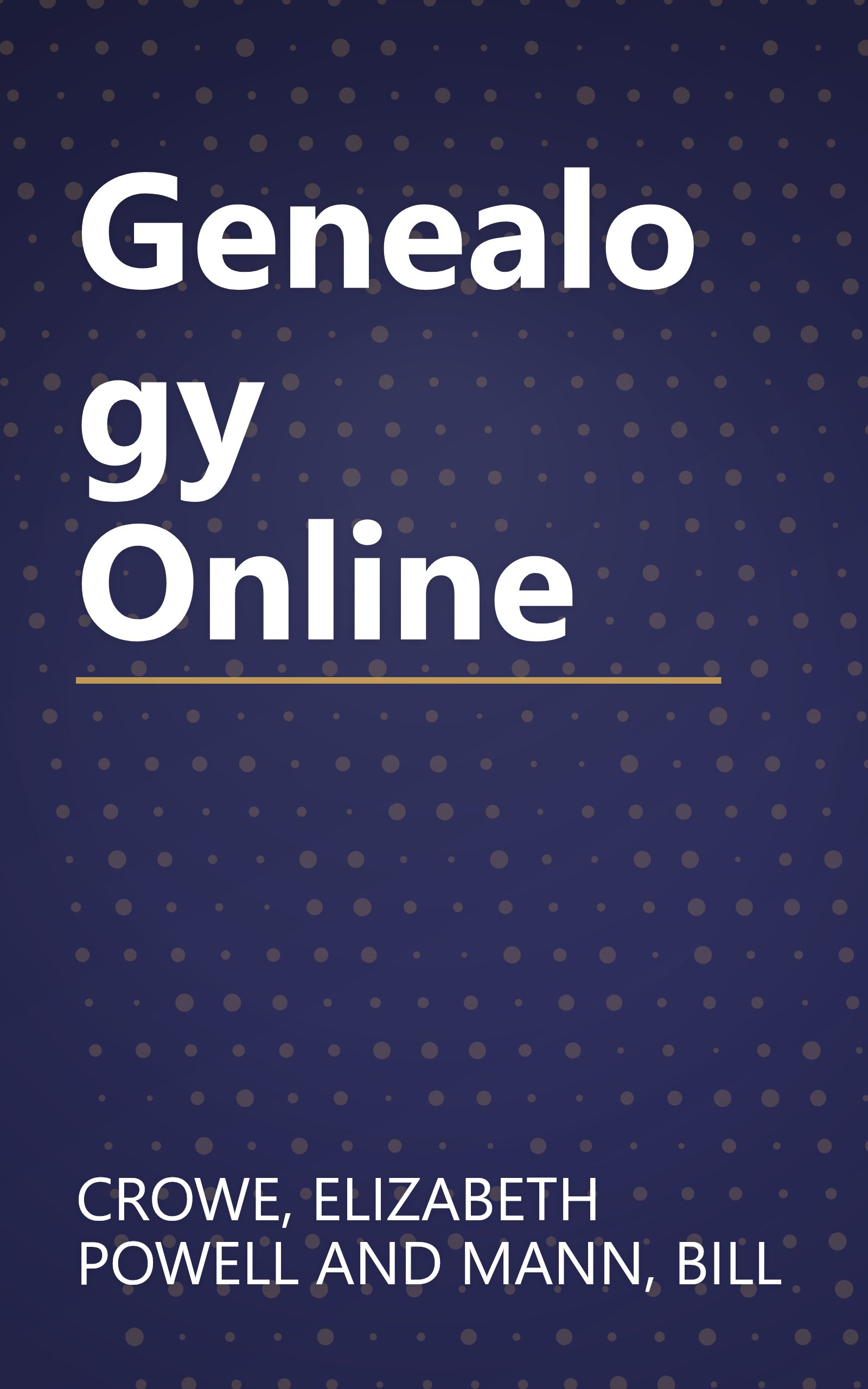 Genealogy Online book cover